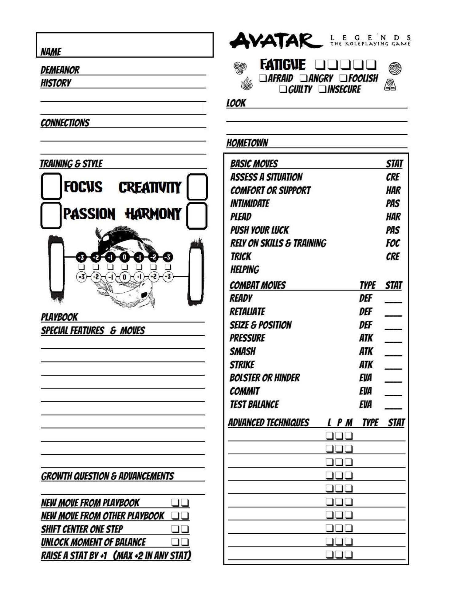 avatarsheet.pdf | DocDroid