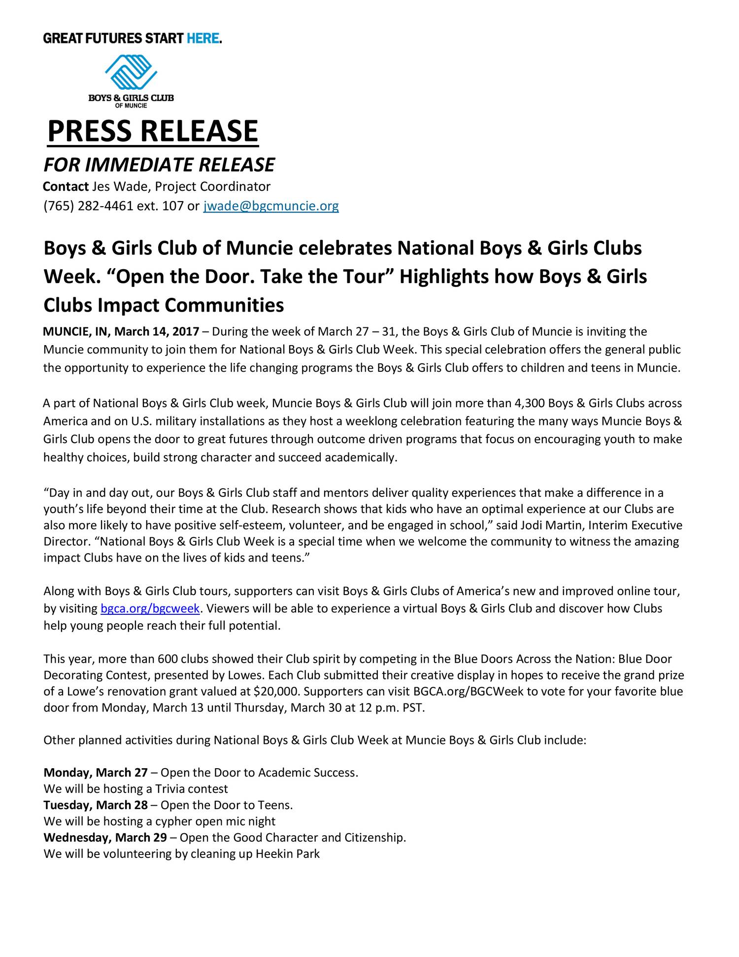 Press Release - BGC Week.pdf | DocDroid