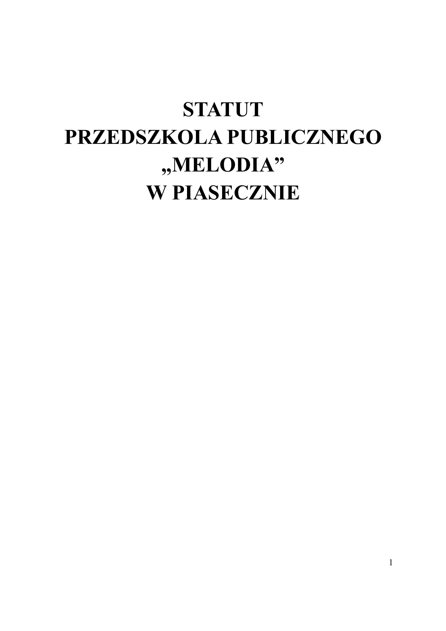 STATUT przedszkole melodia kwiecień 2023.pdf | DocDroid