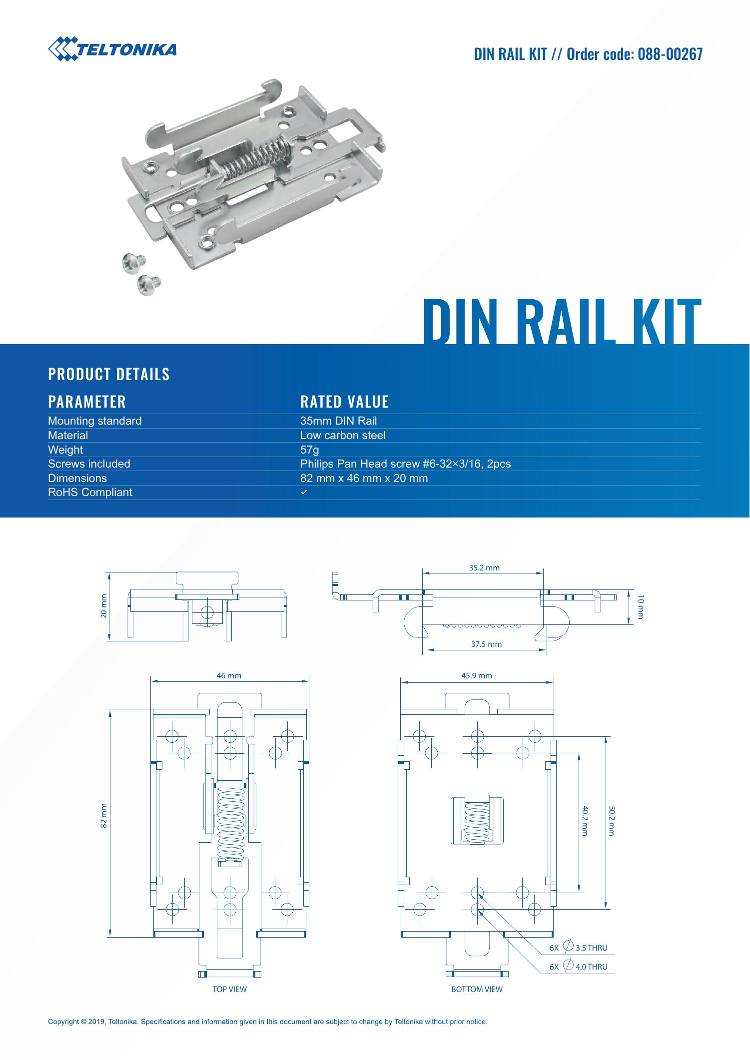 Datasheet-Din-Rail-Kit-088-00267.pdf | DocDroid