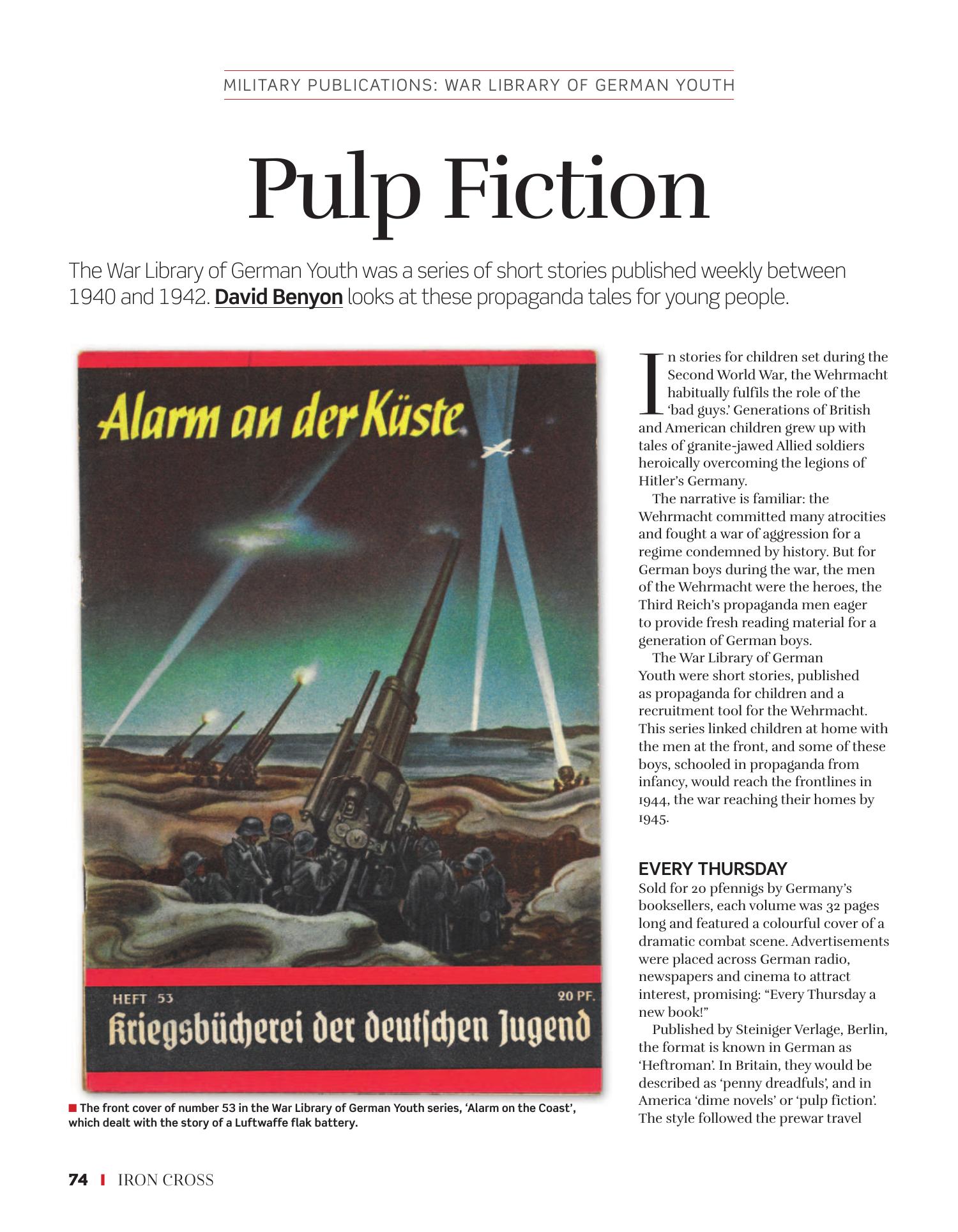 pulp fiction WAR LIBRARY OF GERMAN YOUTH Iron Cross 4.pdf | DocDroid