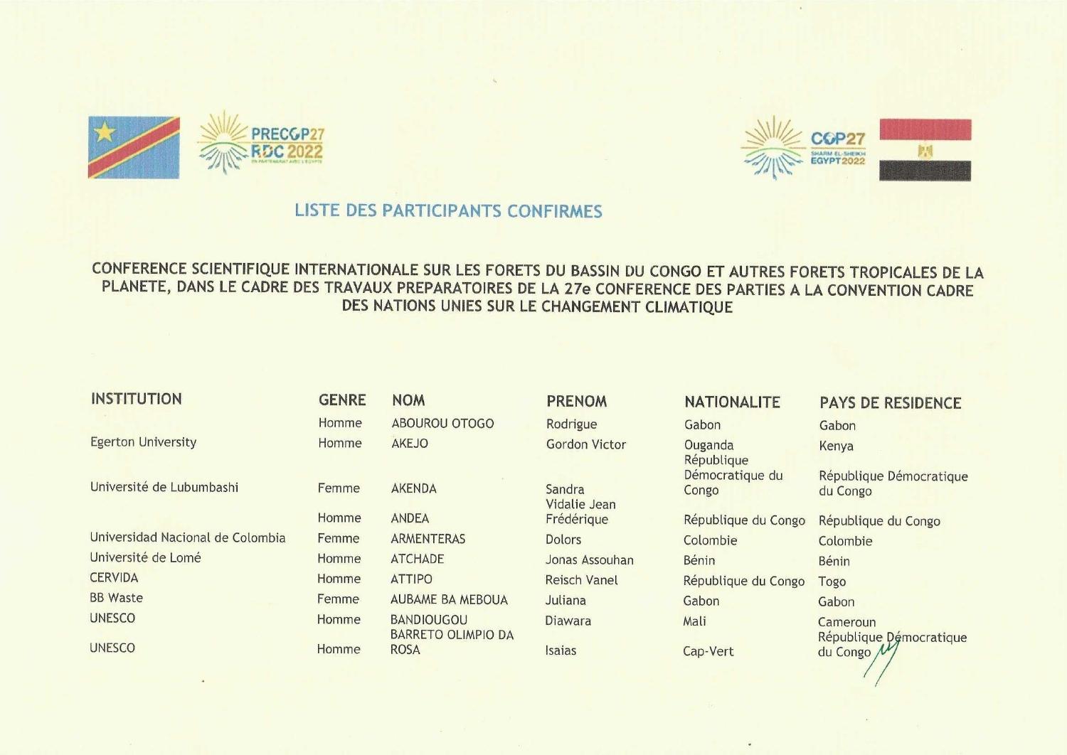 LISTE DES PARTICIPANTS CONFIRMES PRECOP.pdf | DocDroid