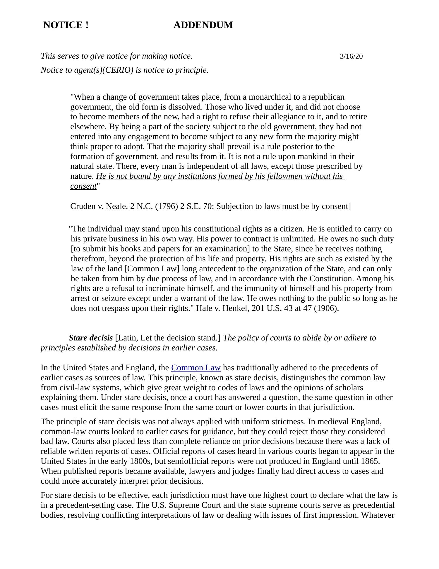 NOTICE ! ADDENDUM.odt | DocDroid