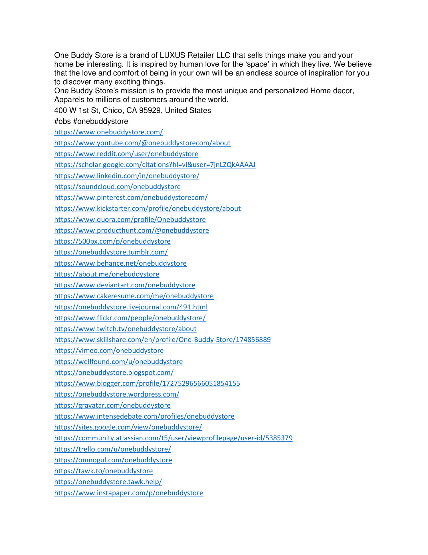 One Buddy Store.docx | DocDroid