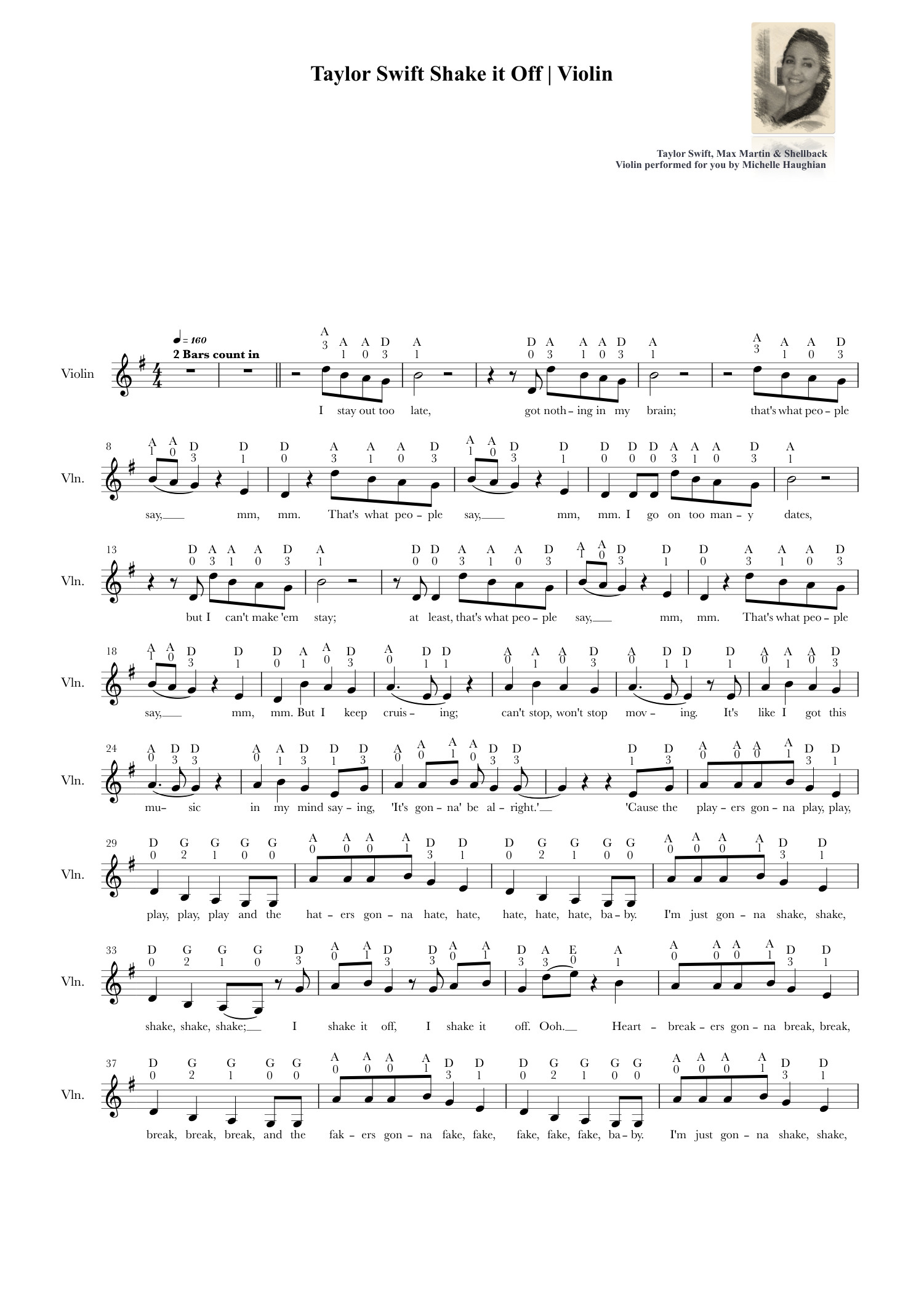 Taylor Swift Shake it Off _ Violin.pdf | DocDroid