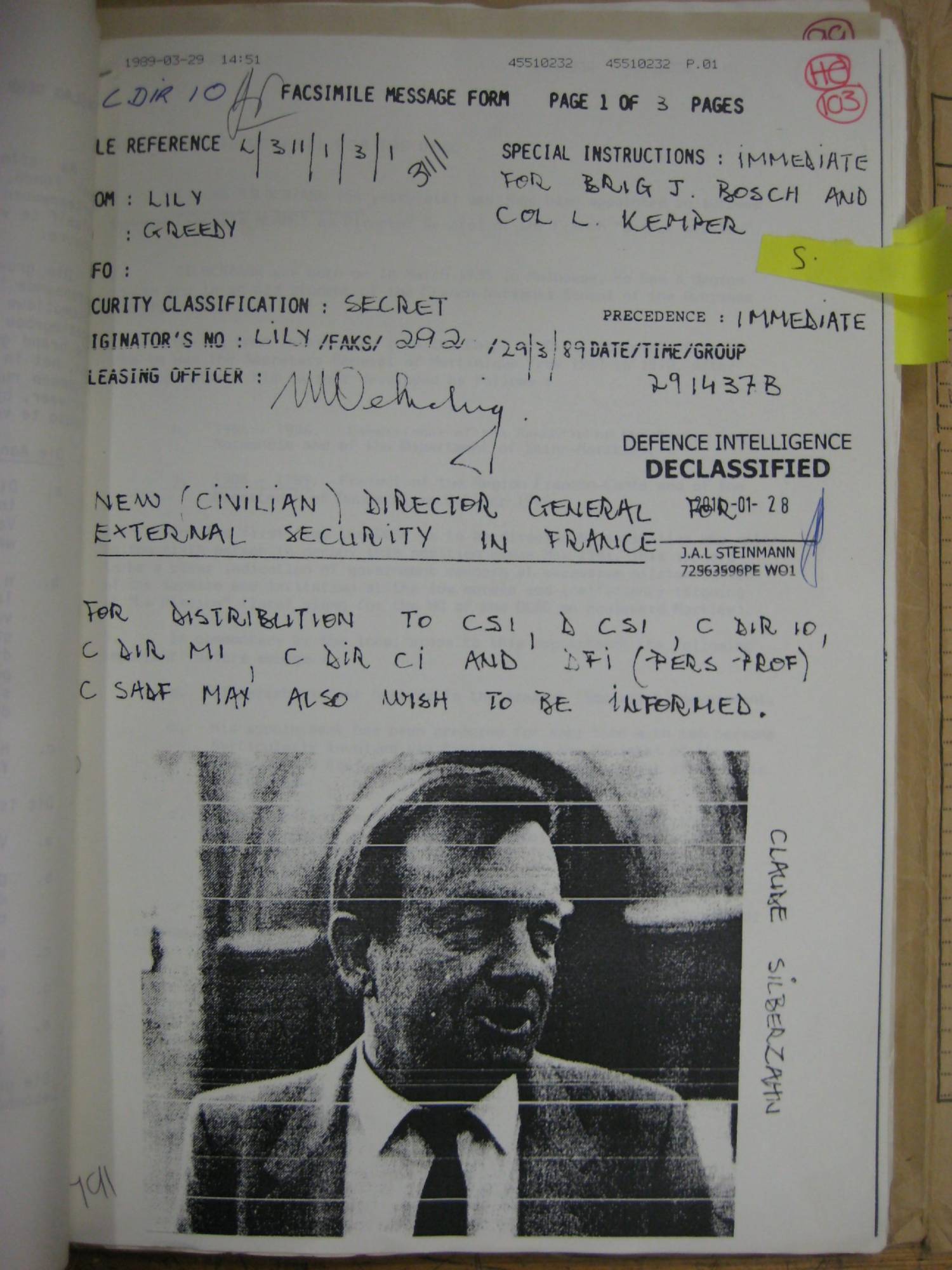 4. Military Intelligence briefing note on DGSE.pdf | DocDroid