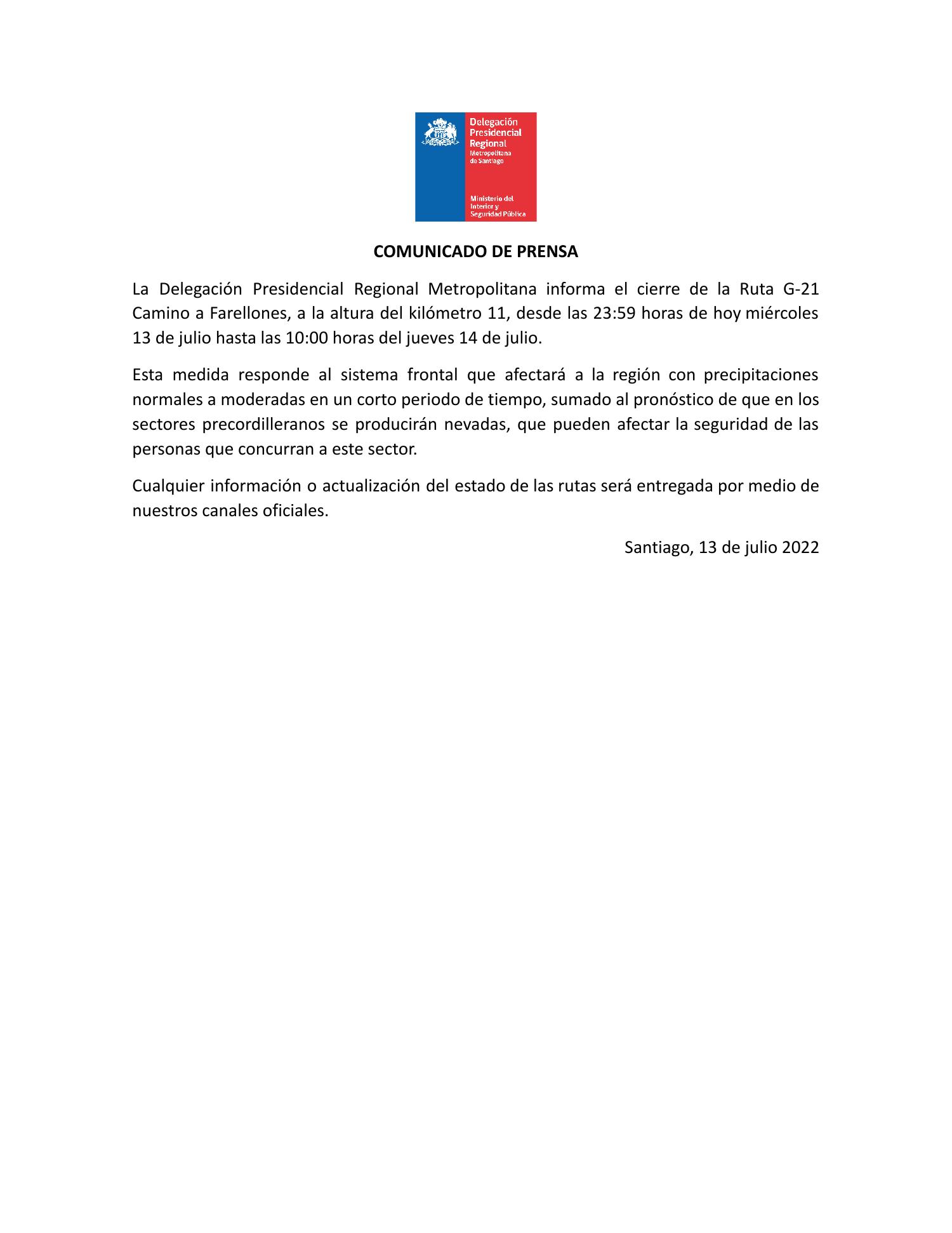 13-07-2022 COMUNICADO DE PRENSA.docx (2).pdf | DocDroid