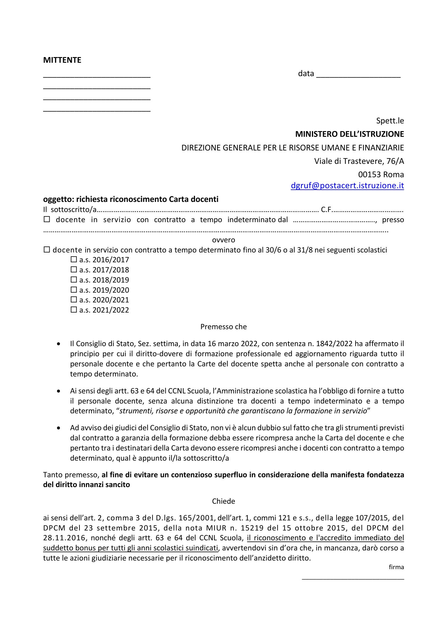 DIFFIDA CARTA DOCENTE.pdf | DocDroid