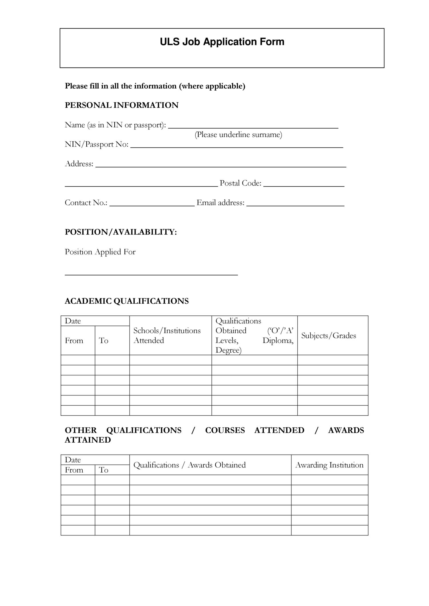 Experiential Application Form.doc | DocDroid