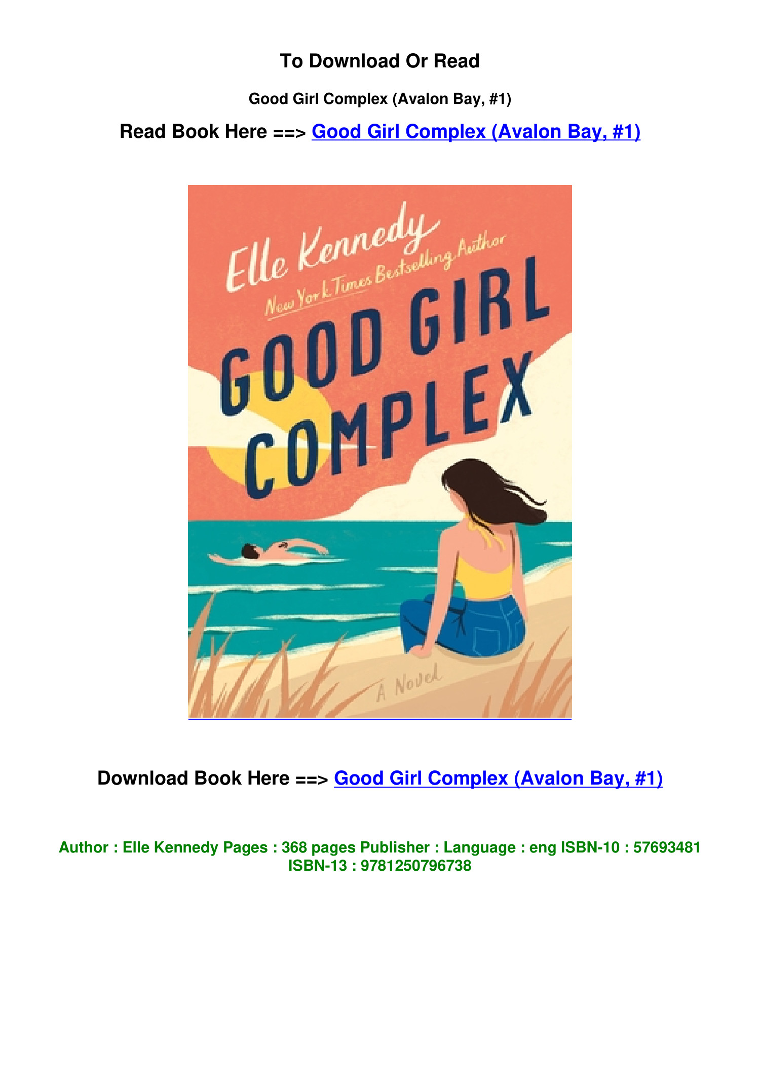 ePub download Good Girl Complex Avalon Bay 1 BY Elle Kennedy.pdf | DocDroid