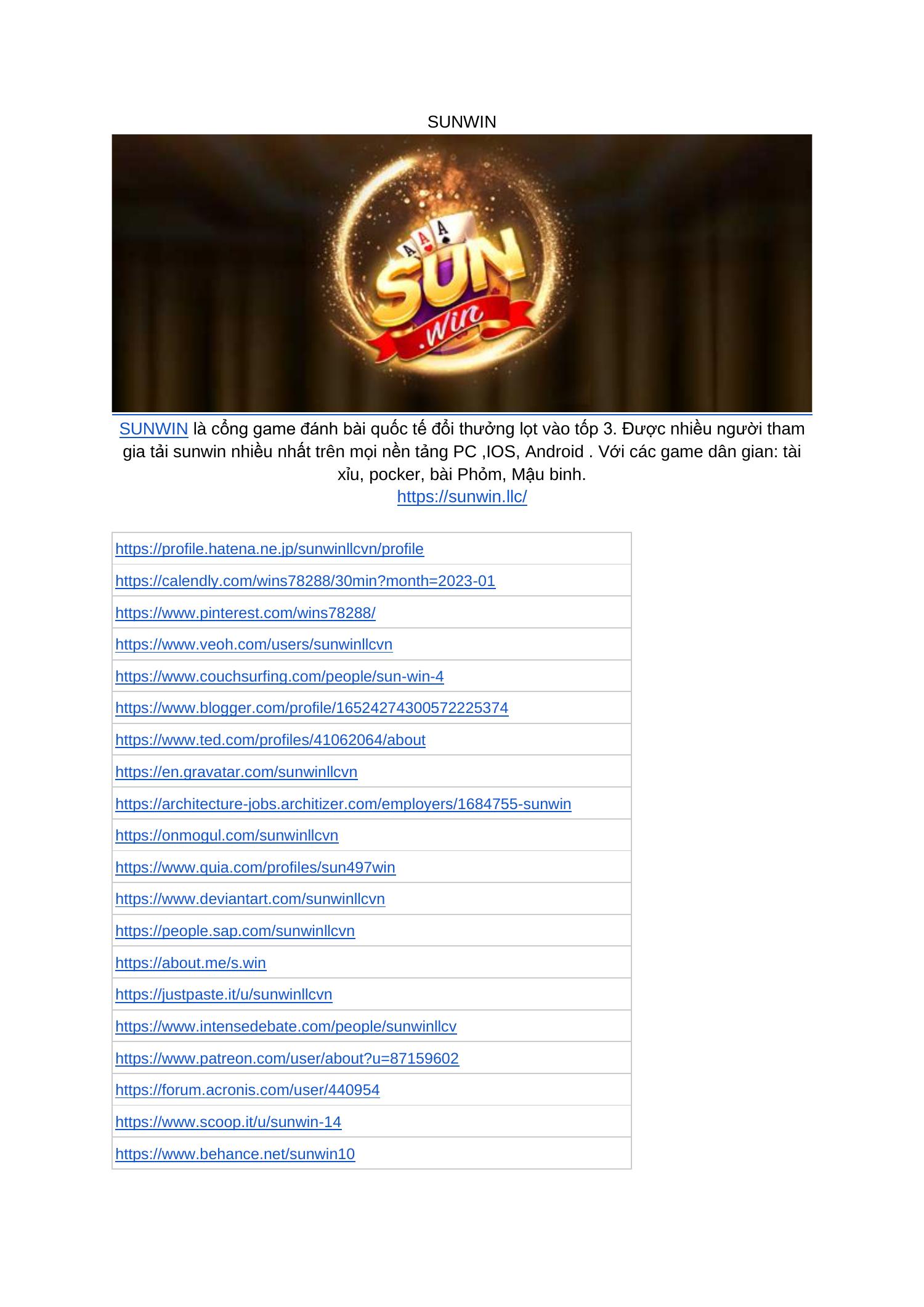 SUNWIN (1).docx | DocDroid