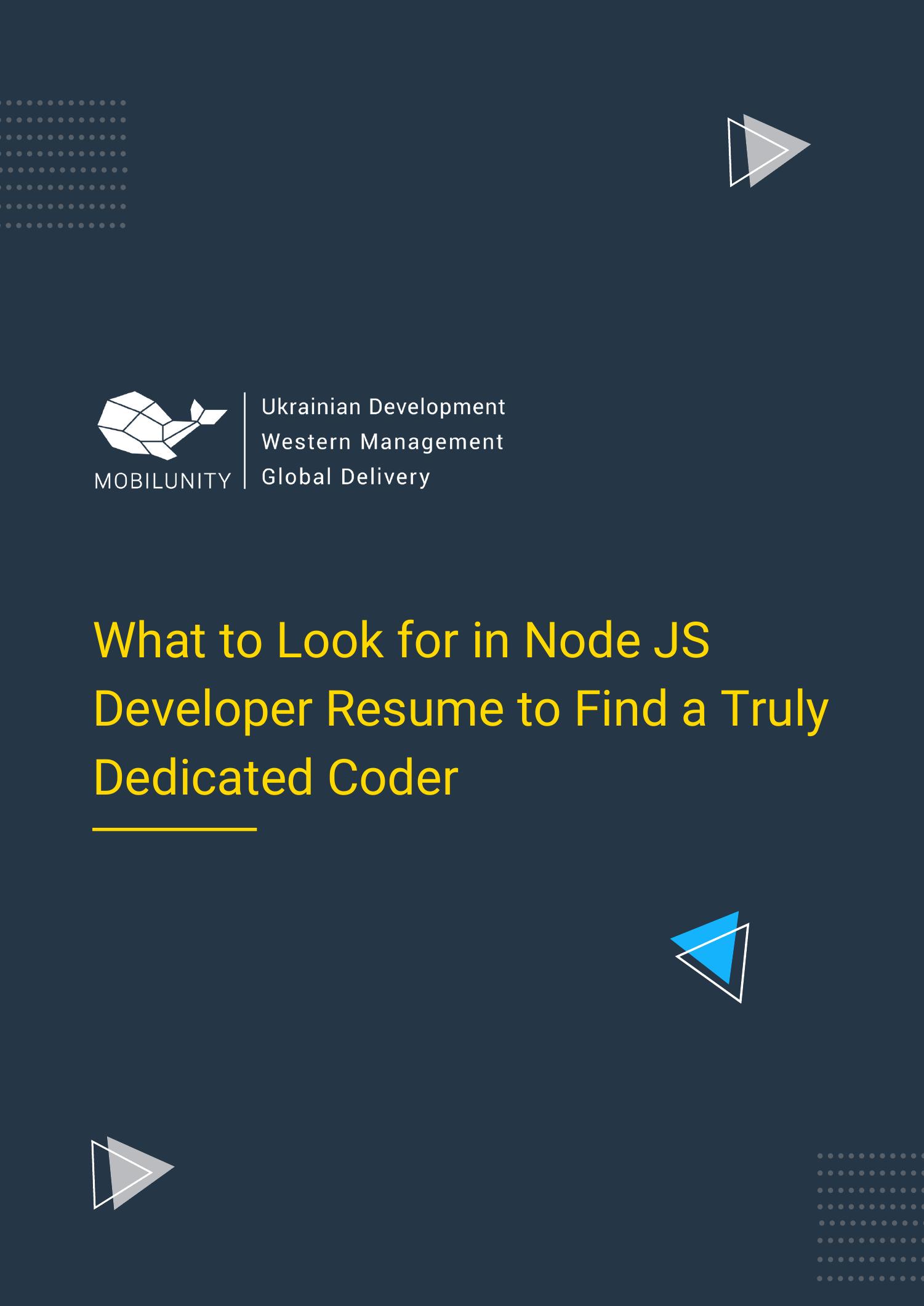 Node JS Developer Resume.pdf | DocDroid