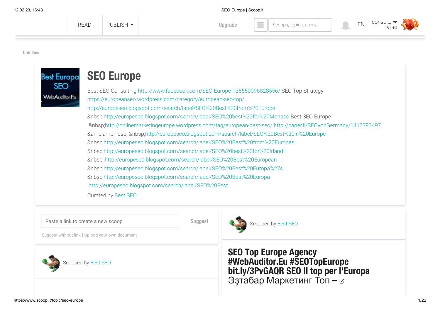 SEO Europe _ Scoop.it #WebAuditor.Eu for Shops Advertising Consulting ...
