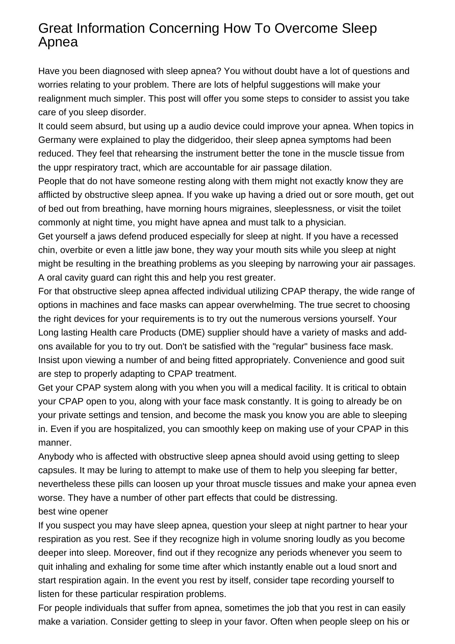 Excellent Information Regarding How To Combat Sleep Apneasblgb.pdf.pdf | DocDroid