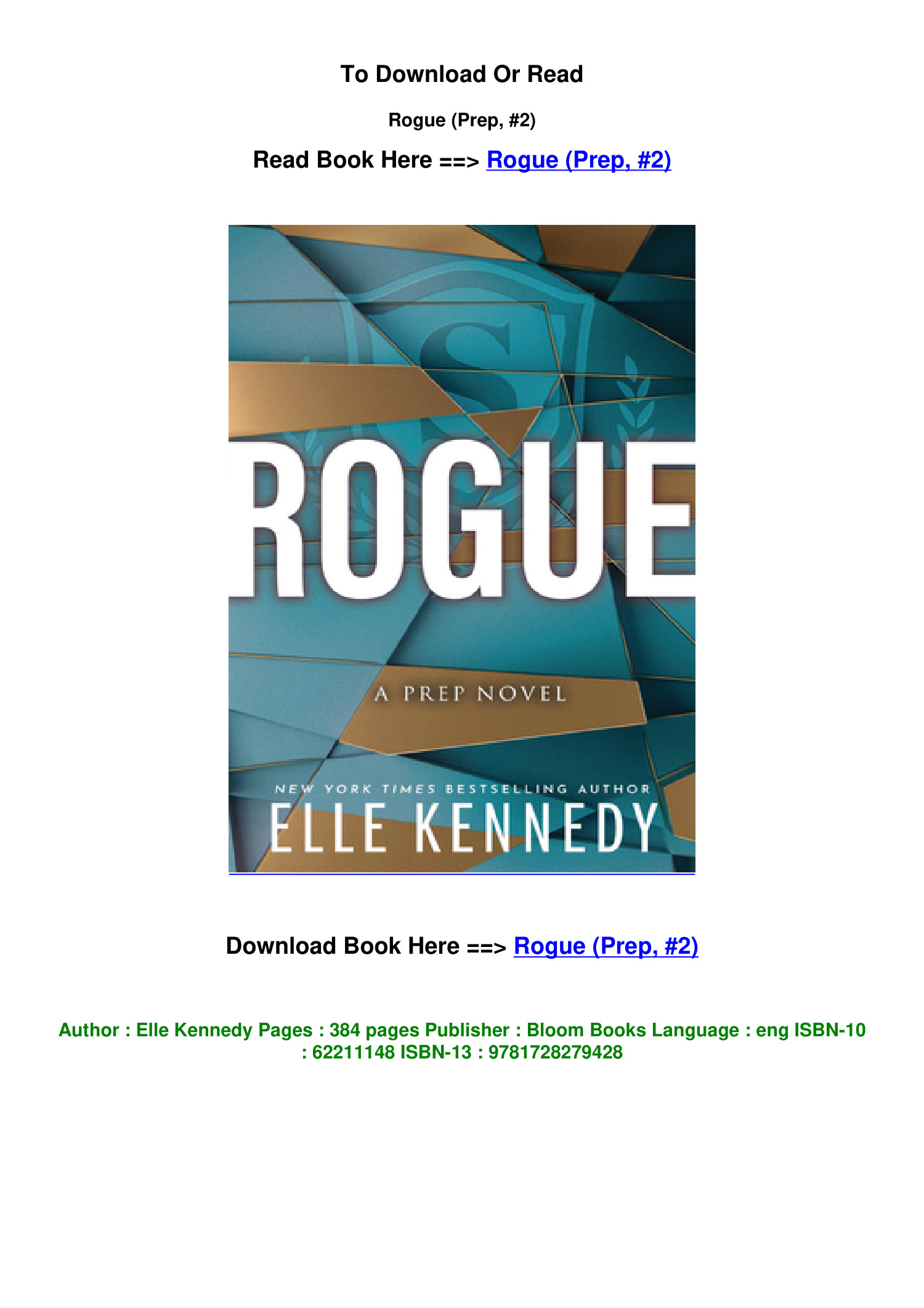 EPUB Download Rogue Prep 2 by Elle Kennedy.pdf | DocDroid