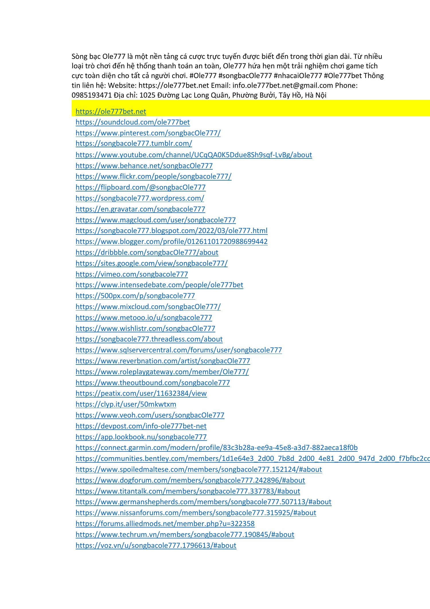 Ole777.doc | DocDroid