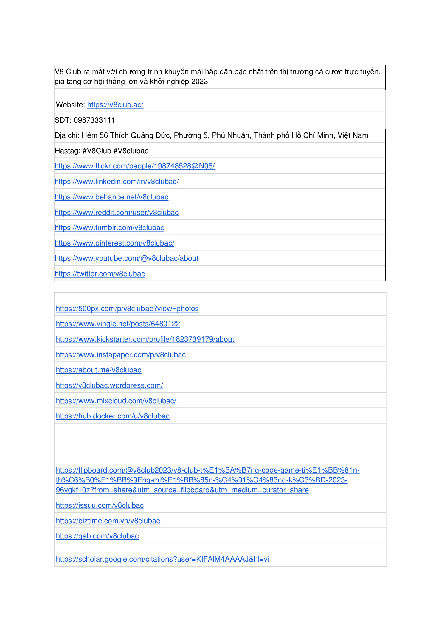 V8 Club - Tặng code game tiền thưởng miễn đăng ký 2023.docx | DocDroid