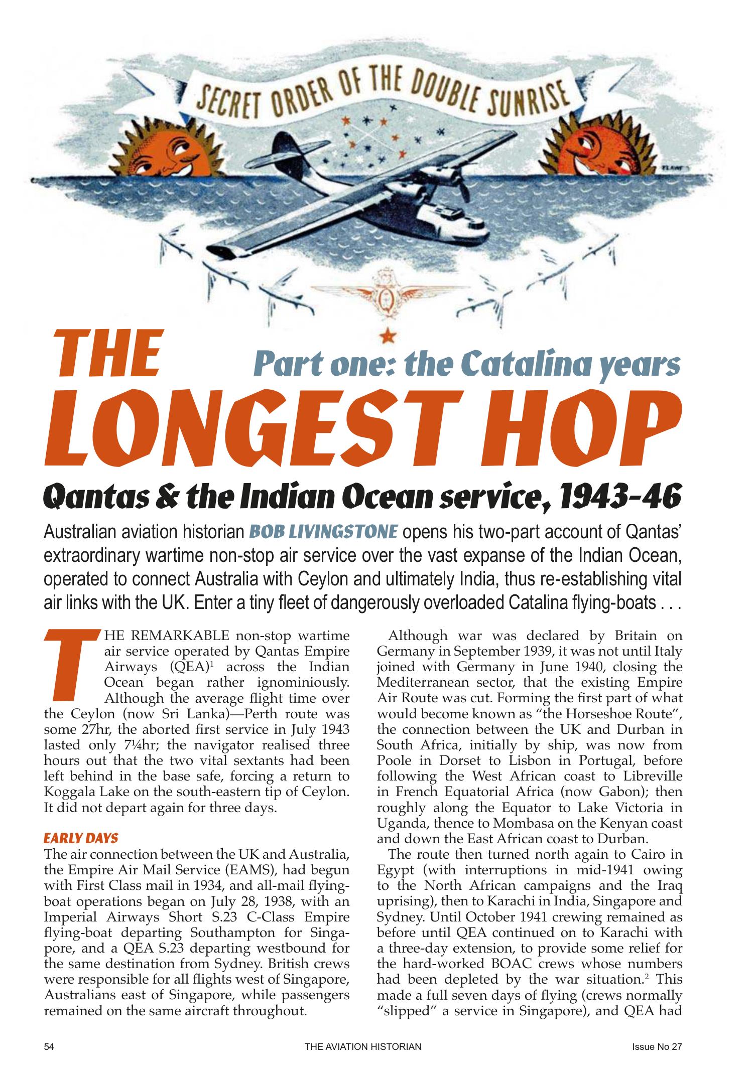 Qantas & the Indian Ocean service, 1943–46 TheAviationHistorian 27.pdf ...