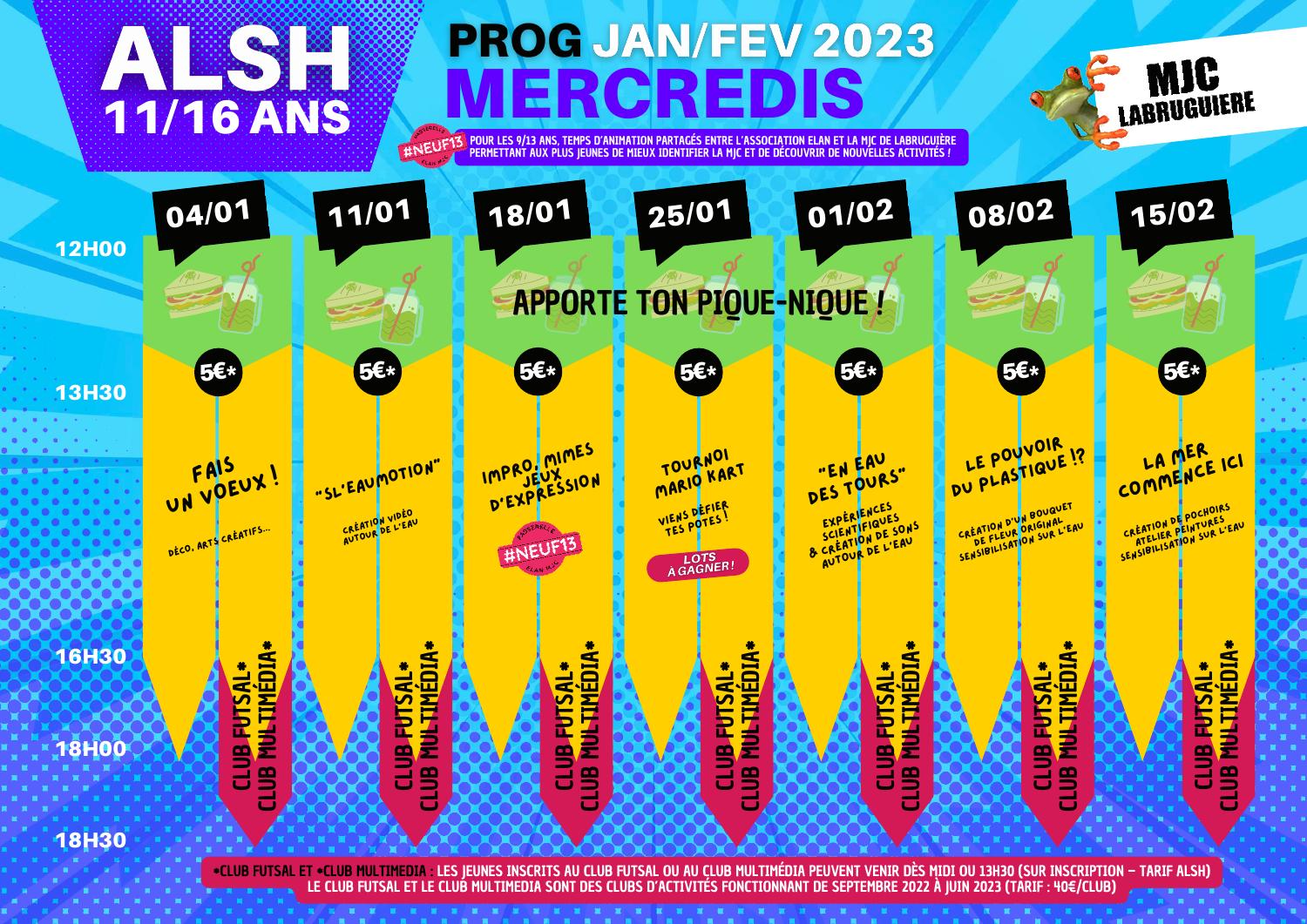 MJC - Programme ALSH Mercredis et vendredis - JAN-FEV 2023.pdf | DocDroid