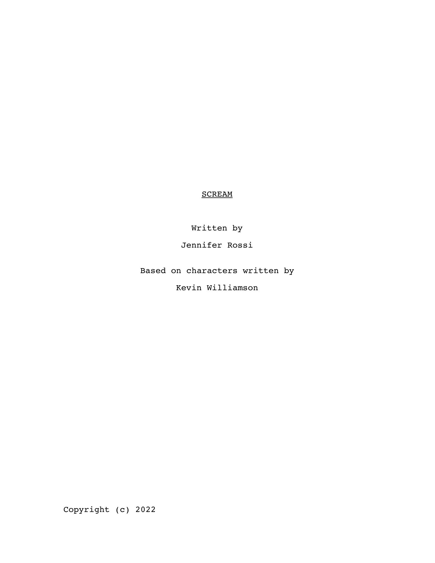 screamscript.pdf | DocDroid