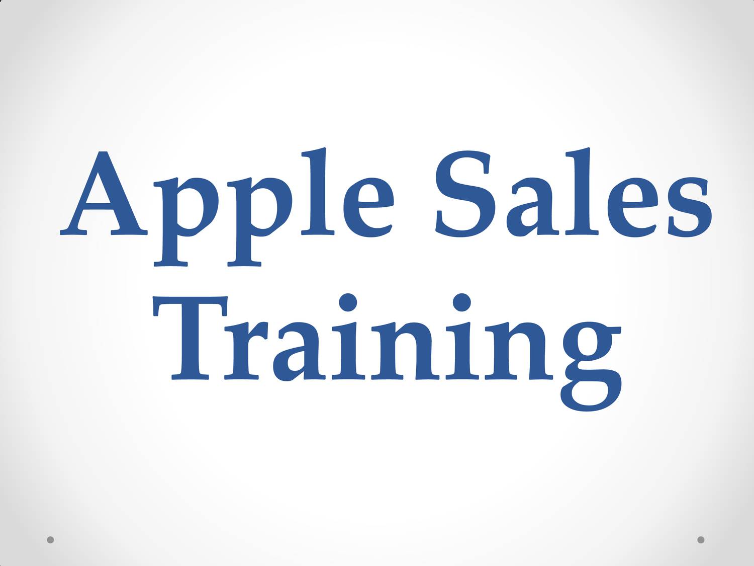 Apple Sales Training.pdf | DocDroid