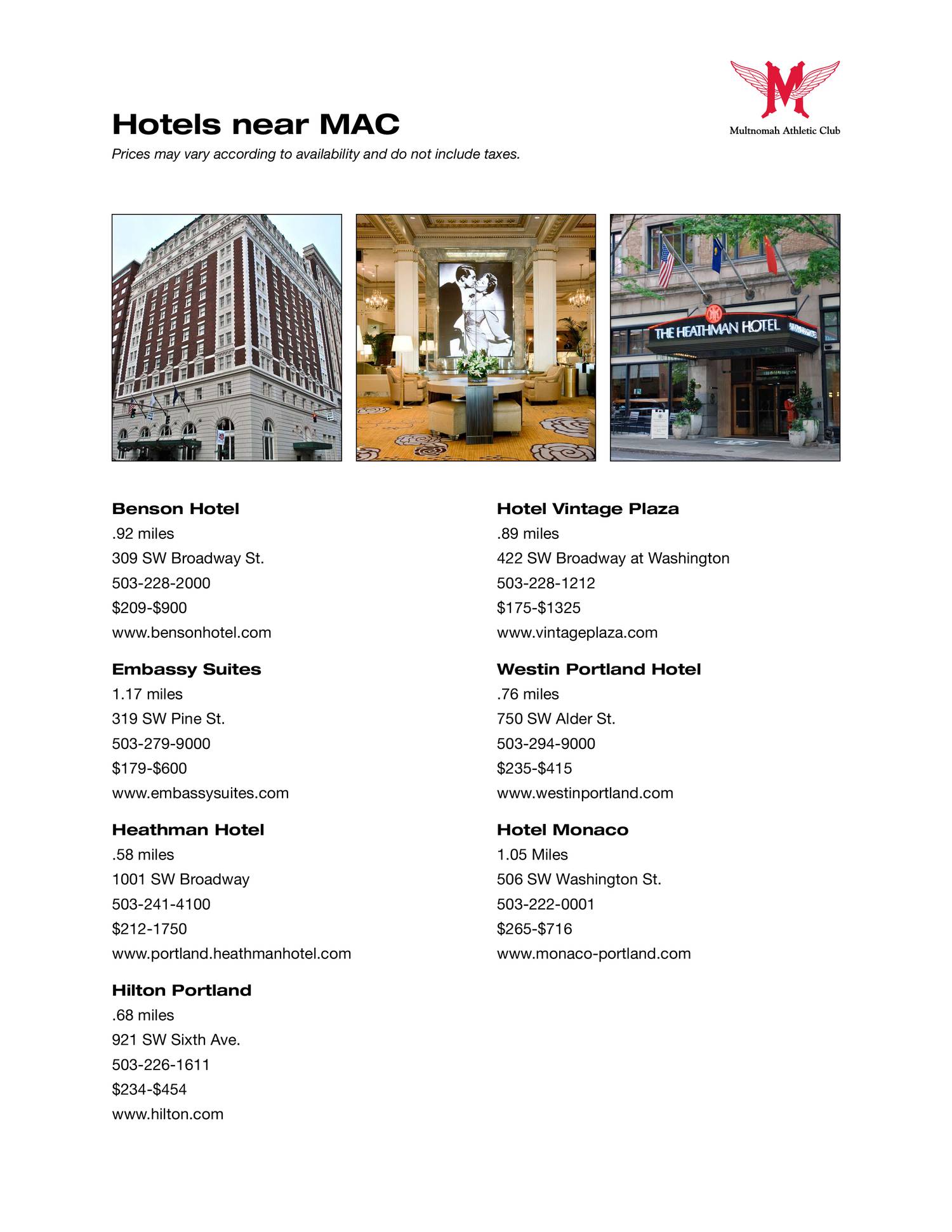 MAC - Hotels Near MAC.pdf | DocDroid