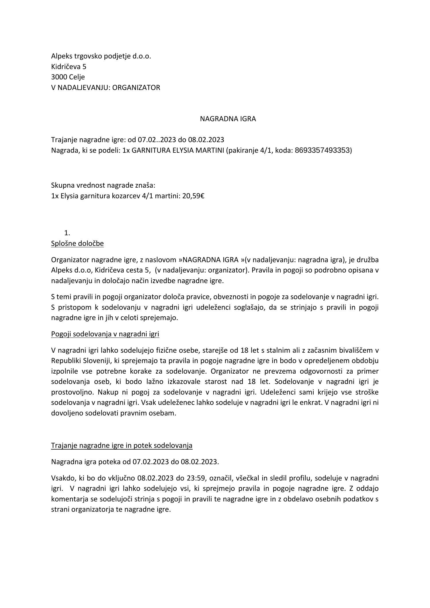 Nagradna igra Alpekshome_ELYSIA_ FEBRUAR_2023.docx | DocDroid