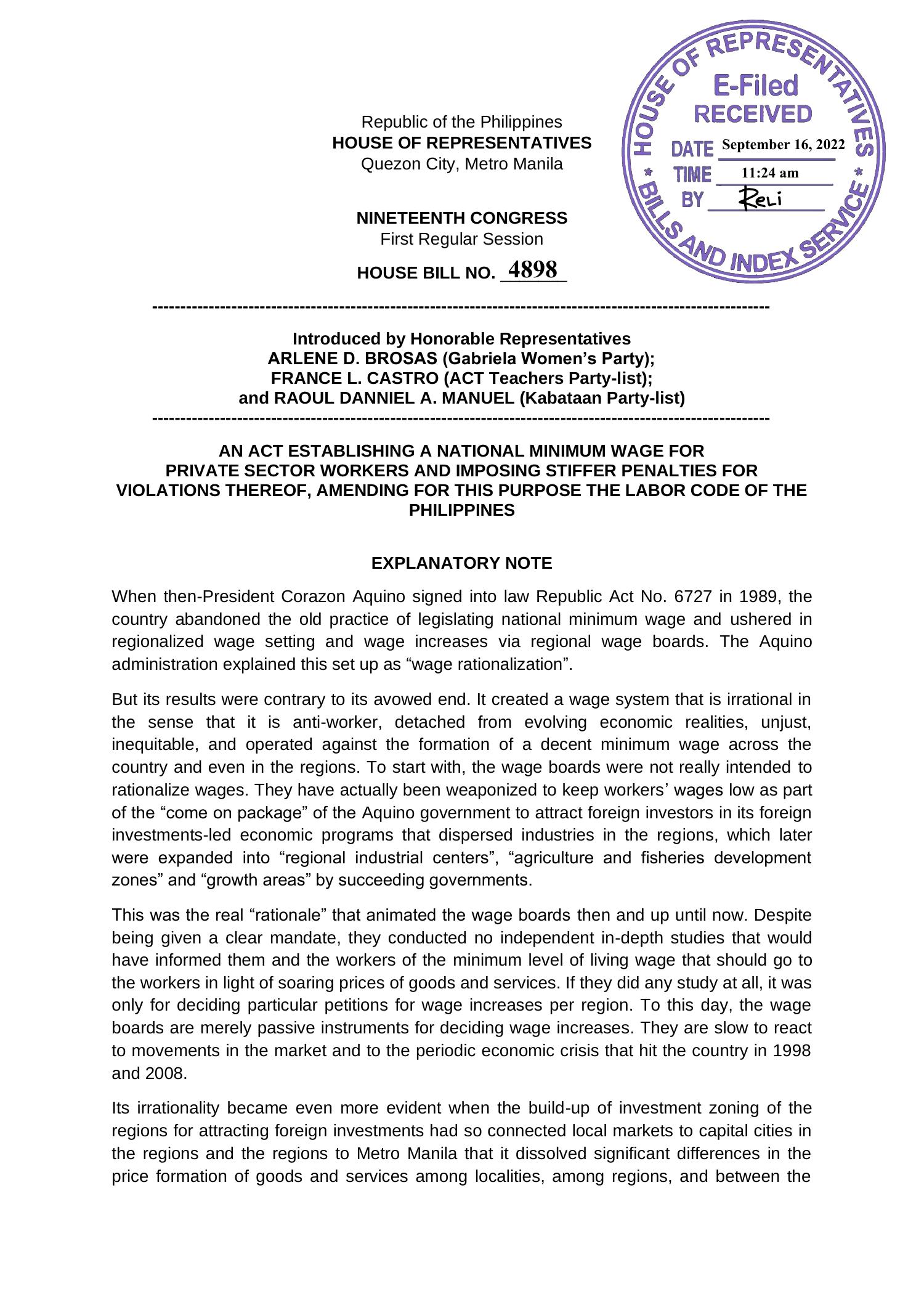 HB 4898 National Minimum Wage Bill.pdf | DocDroid