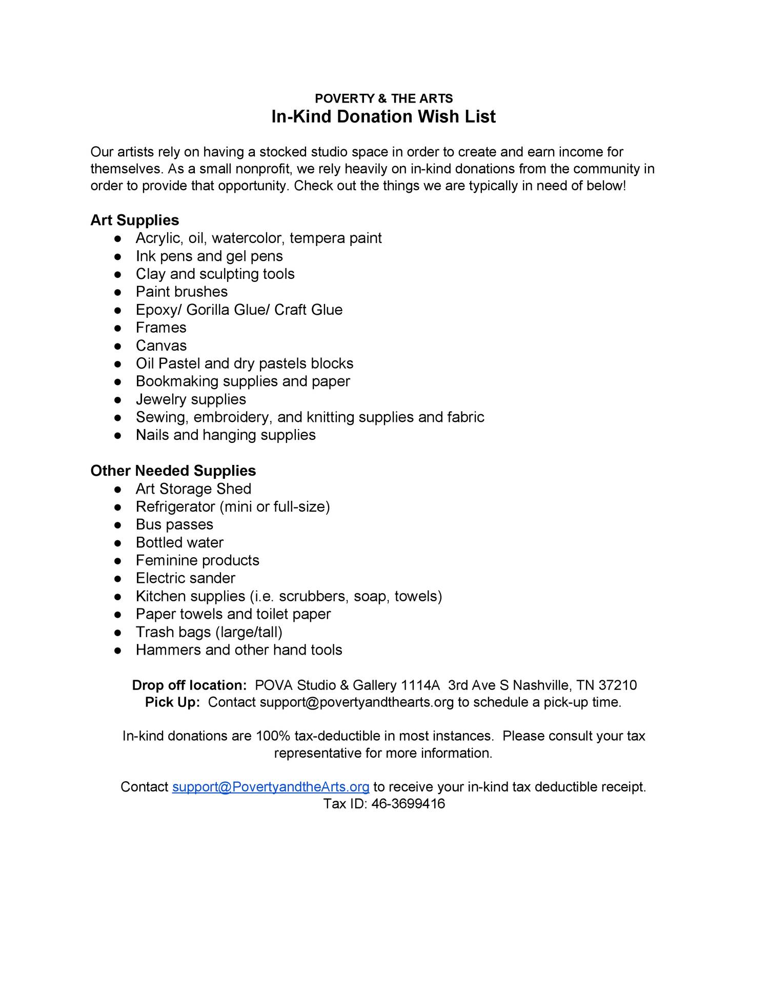 POVA 2017 In-Kind Donation Wish List.pdf | DocDroid