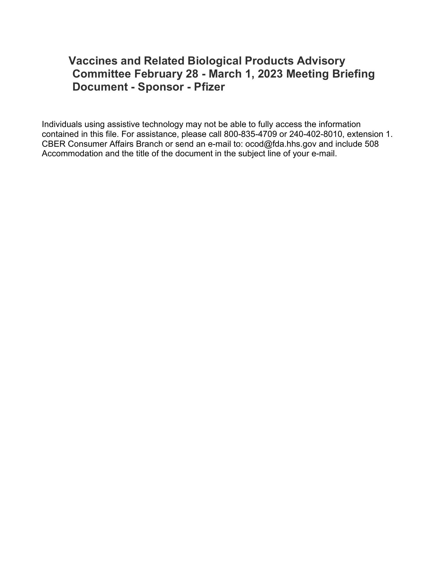 VRBPAC-02.28.23-03.01.23-Meeting-Briefing-Document-Sponsor-Pfizer (1 ...