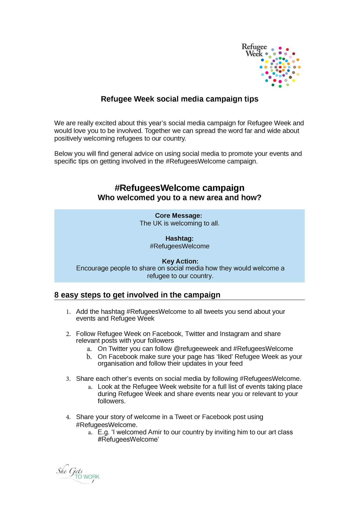 Refugee Week Conference social media workshop handout updated x 60.pdf ...