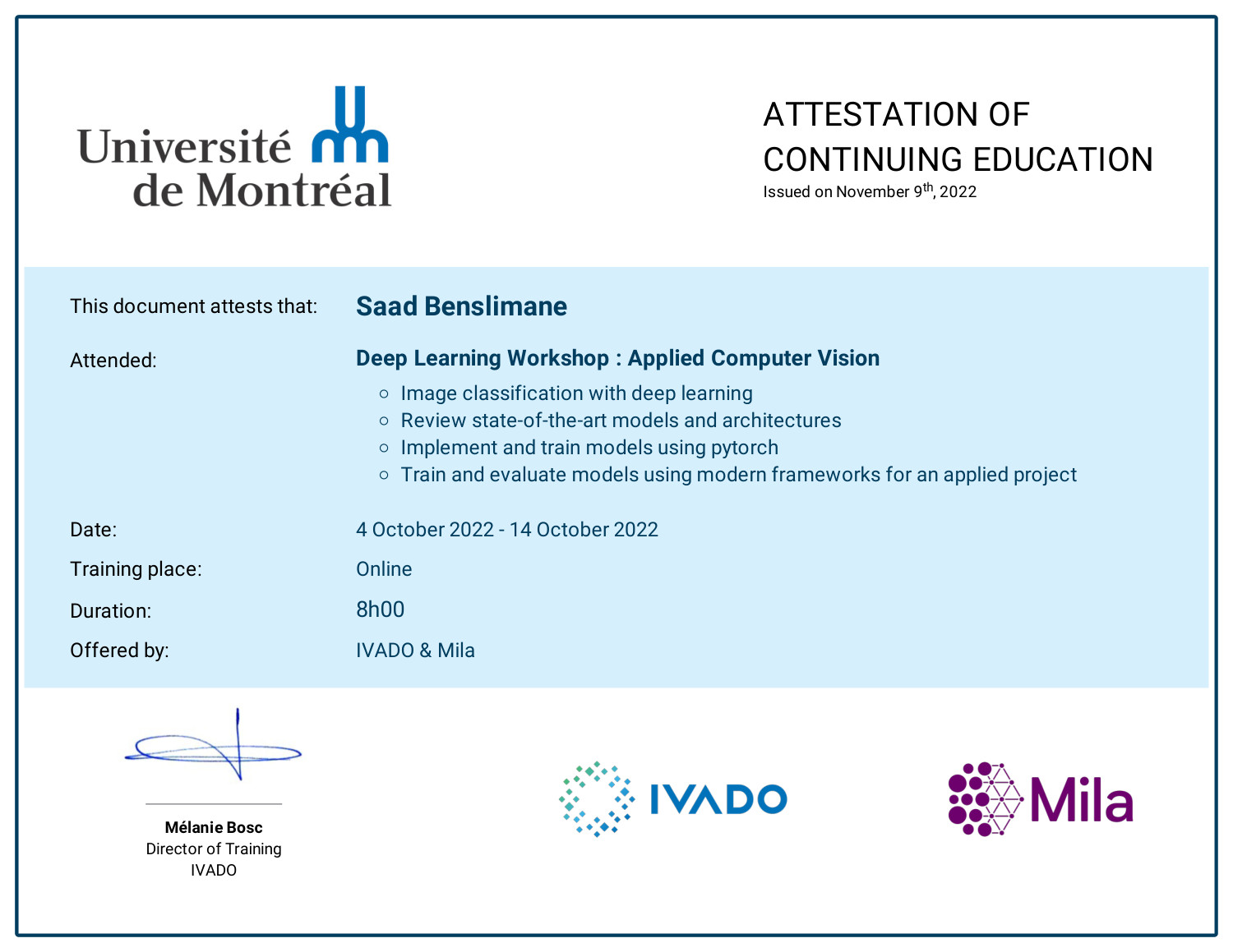 IVADO_MILA - Certificate - Computer Vision - 2022.pdf | DocDroid
