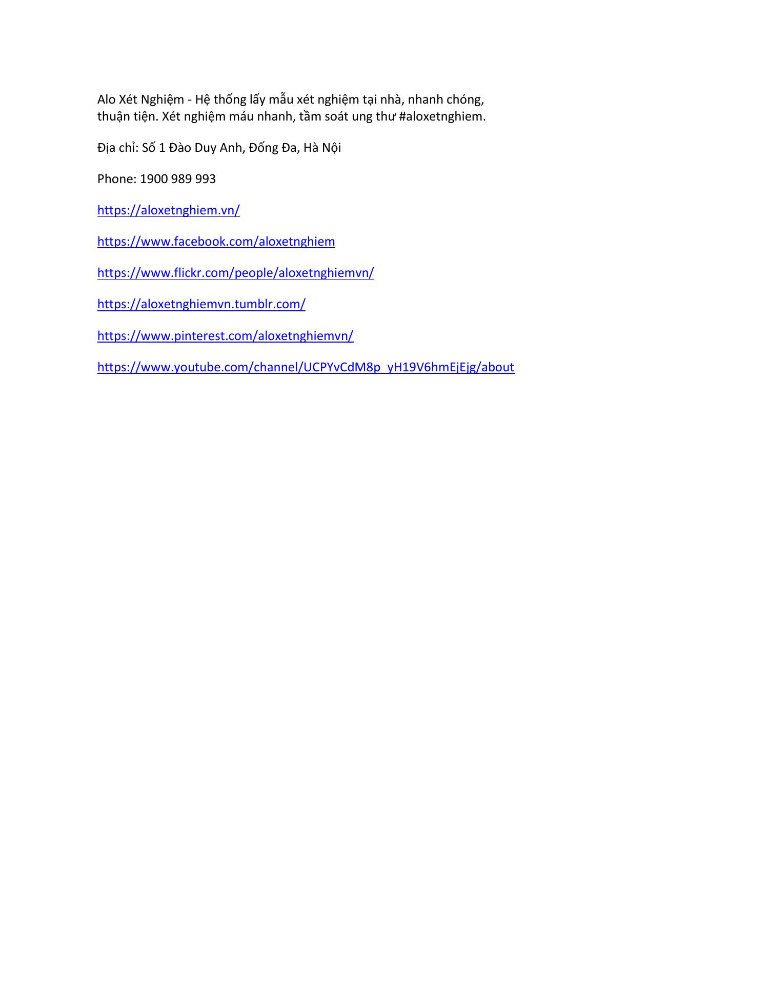 Alo Xét Nghiệm.docx | DocDroid