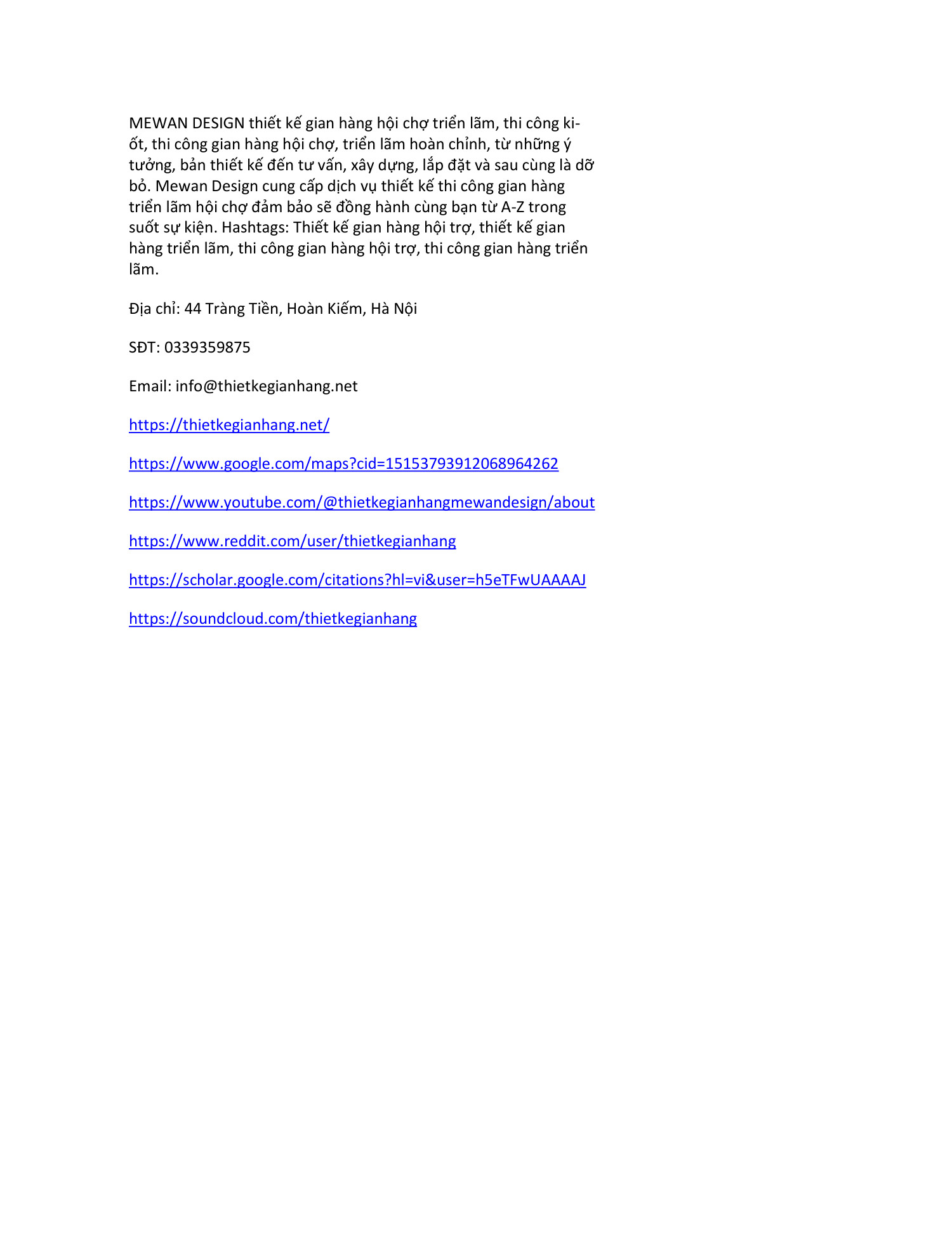Thiết kế gian hàng MEWANDESIGN.docx | DocDroid