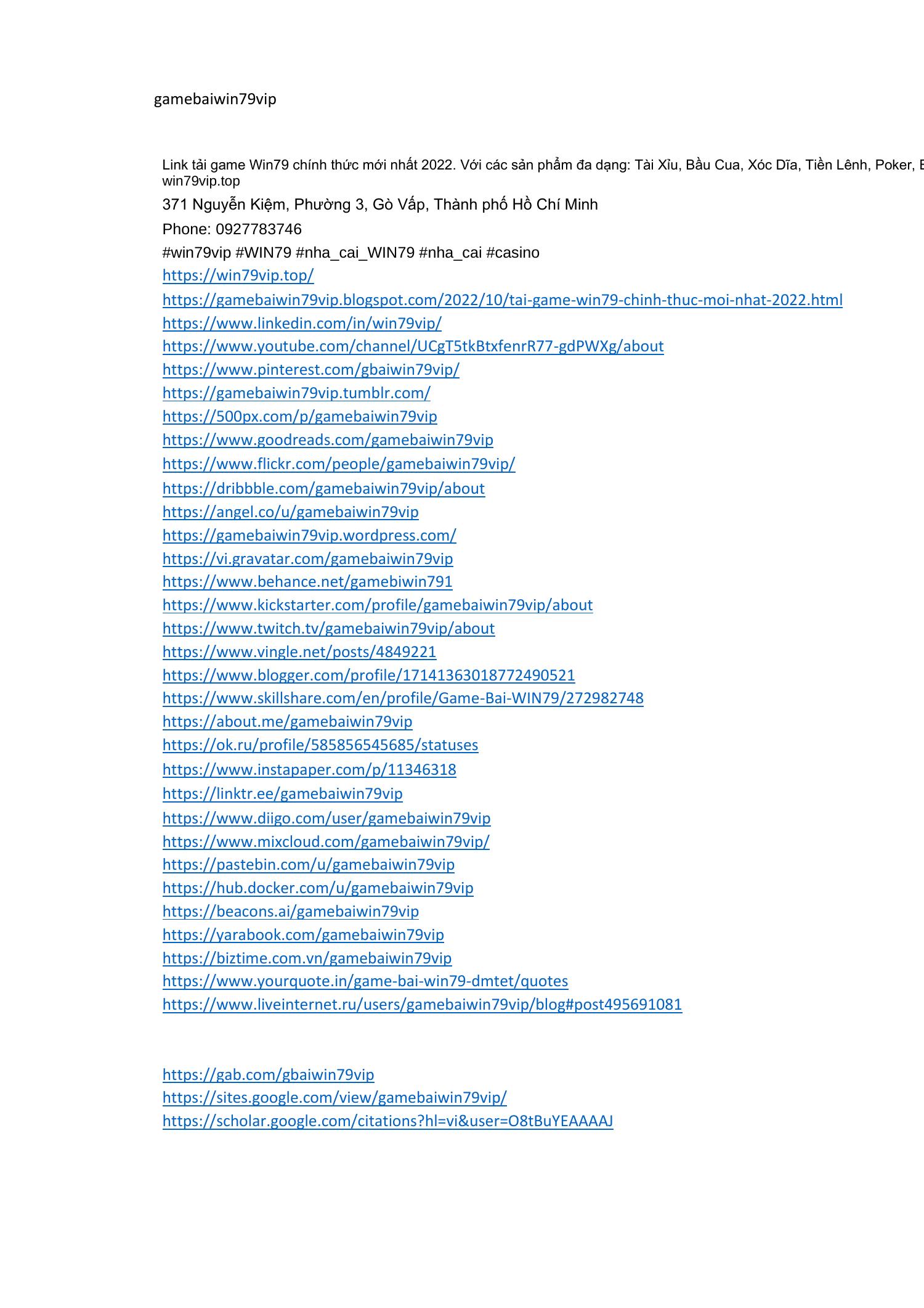 gamebaiwin79vip.docx | DocDroid