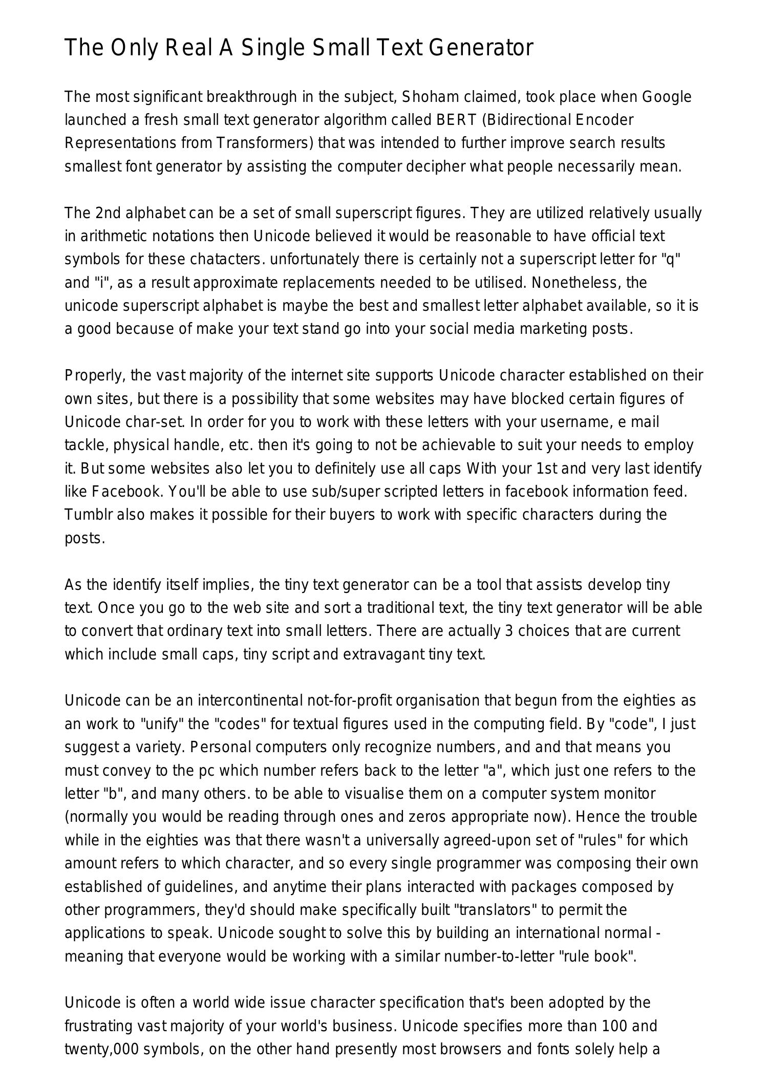 5 Very Best Tiny Text Generator In 2020qzqzq pdf pdf DocDroid 5 Very Best Tiny Text Generator In 2020qzqzq pdf pdf DocDroid