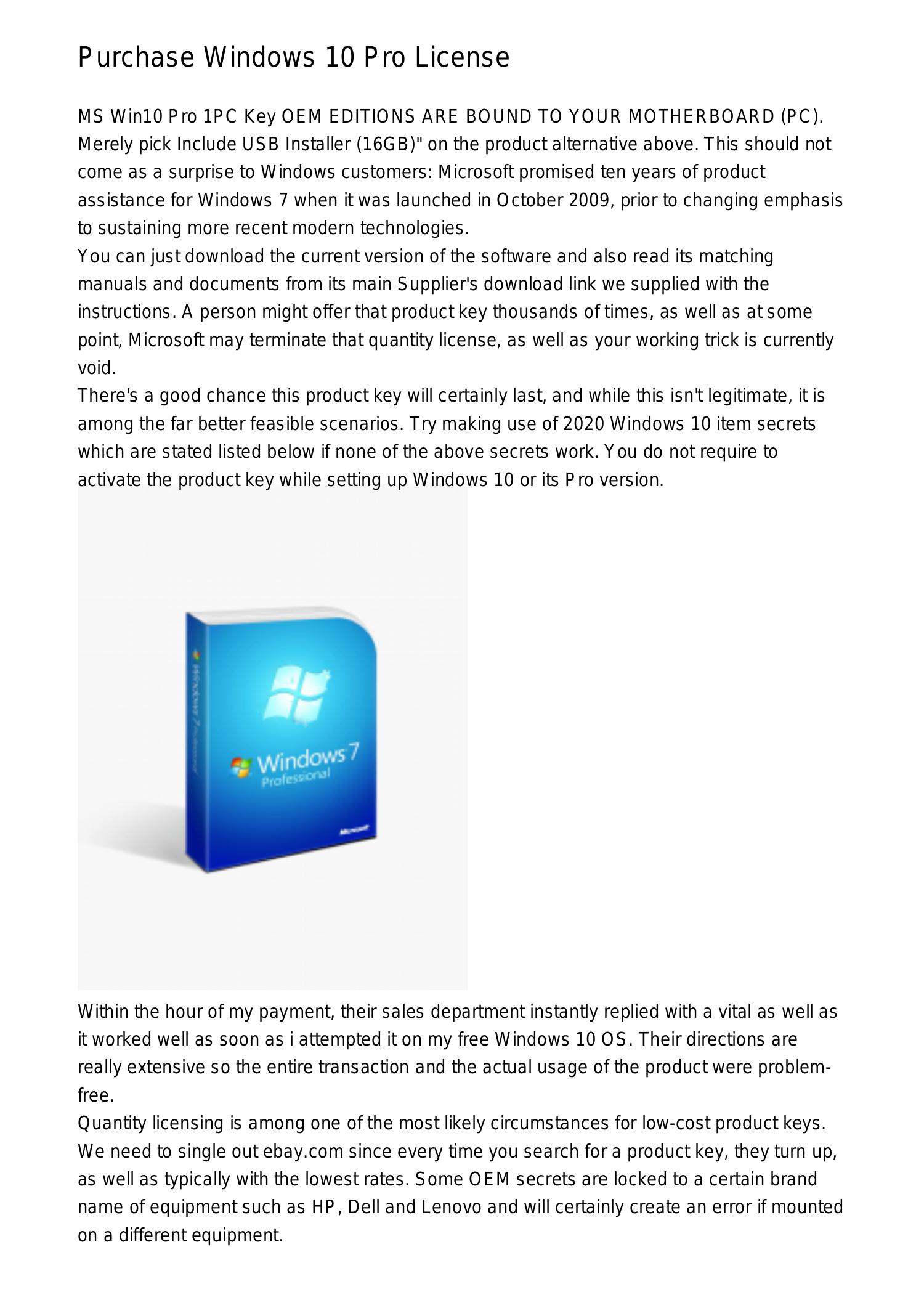 Shop Windows 10 Pro Licensebemcd.pdf.pdf | DocDroid