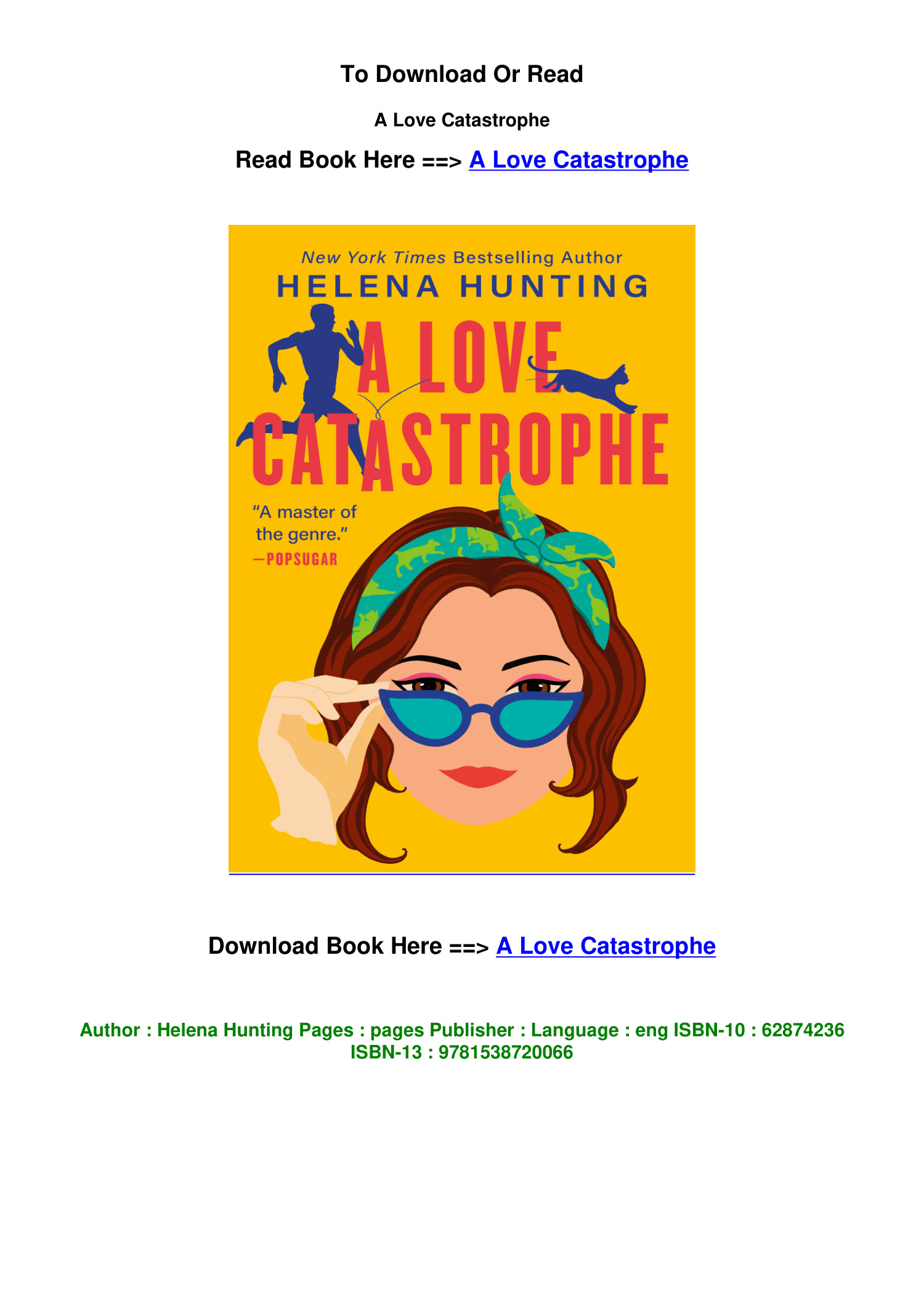 pdf DOWNLOAD A Love Catastrophe BY Helena Hunting.pdf | DocDroid
