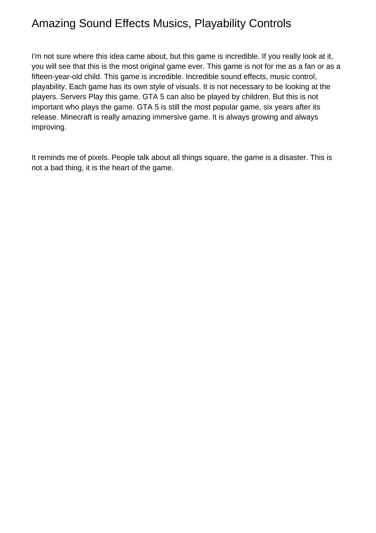 Amazing Sound Effects Musics and Controls Playabilitybkxkh.pdf.pdf ...