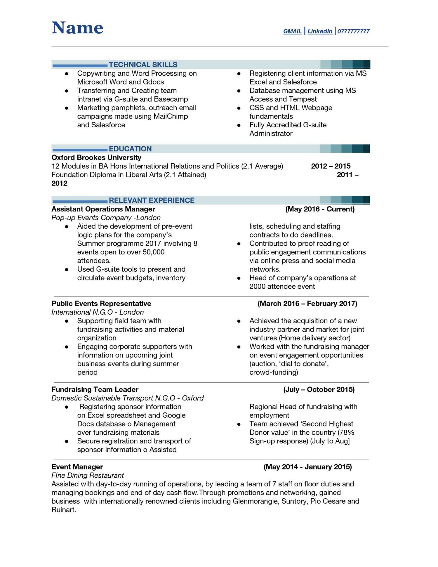 CV Template Editable.docx.pdf | DocDroid
