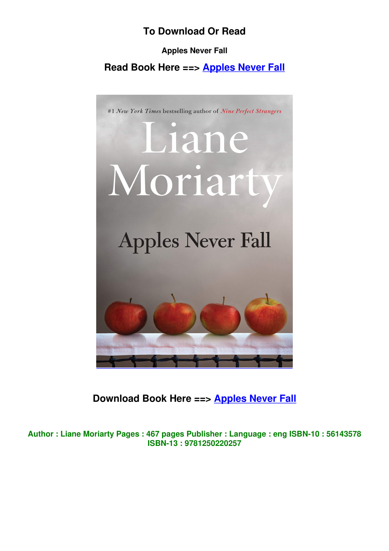 Download PDF Apples Never Fall By Liane Moriarty.pdf | DocDroid