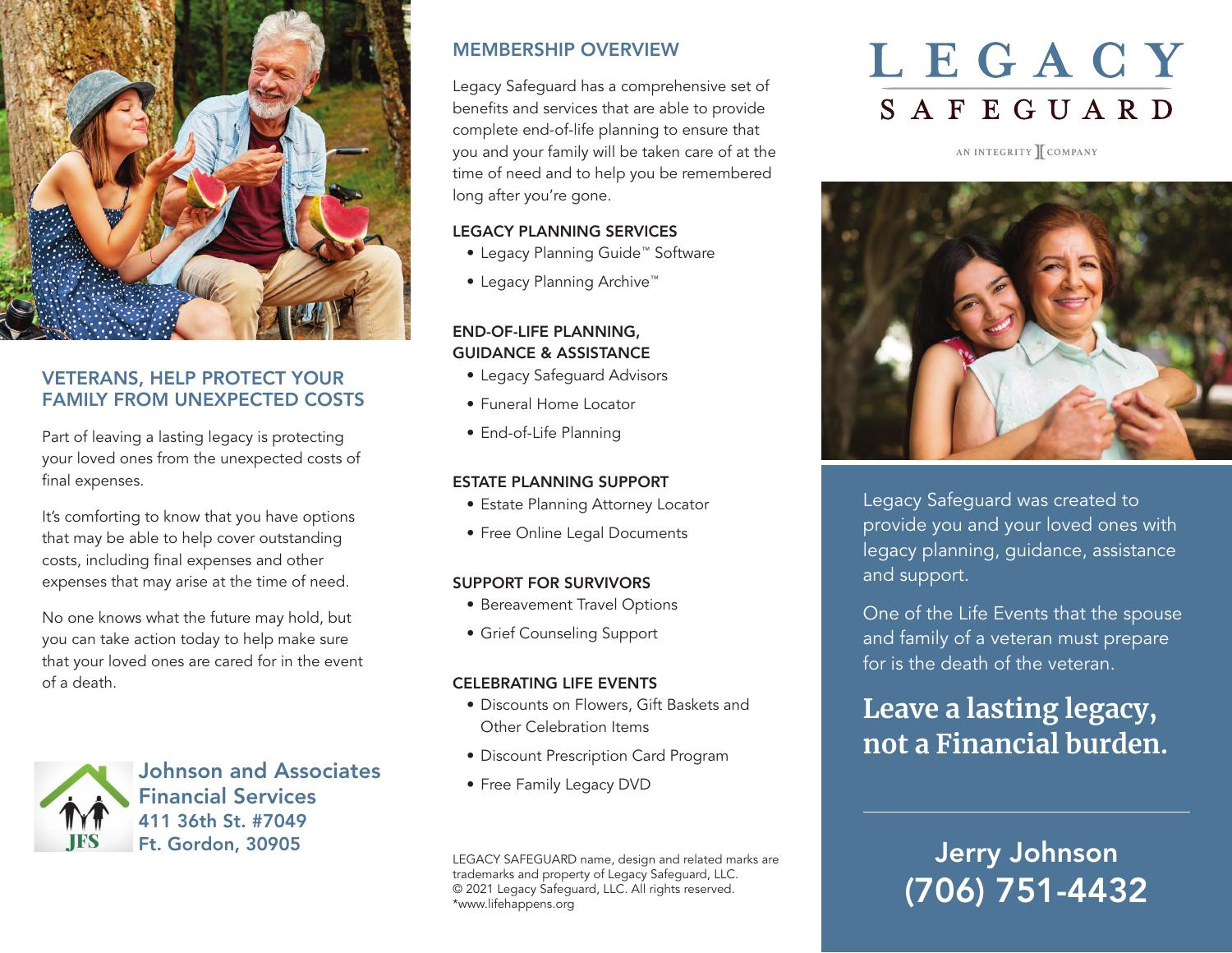 Veterans Legacy Safeguard Trifold Brochure - Jerry Johnson.pdf | DocDroid