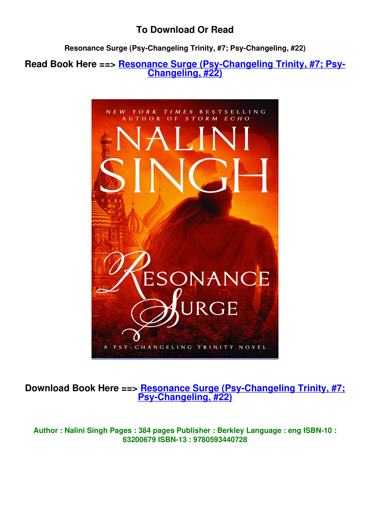 download PDF Resonance Surge Psy Changeling Trinity 7 Psy Changeling 22 .pdf | DocDroid