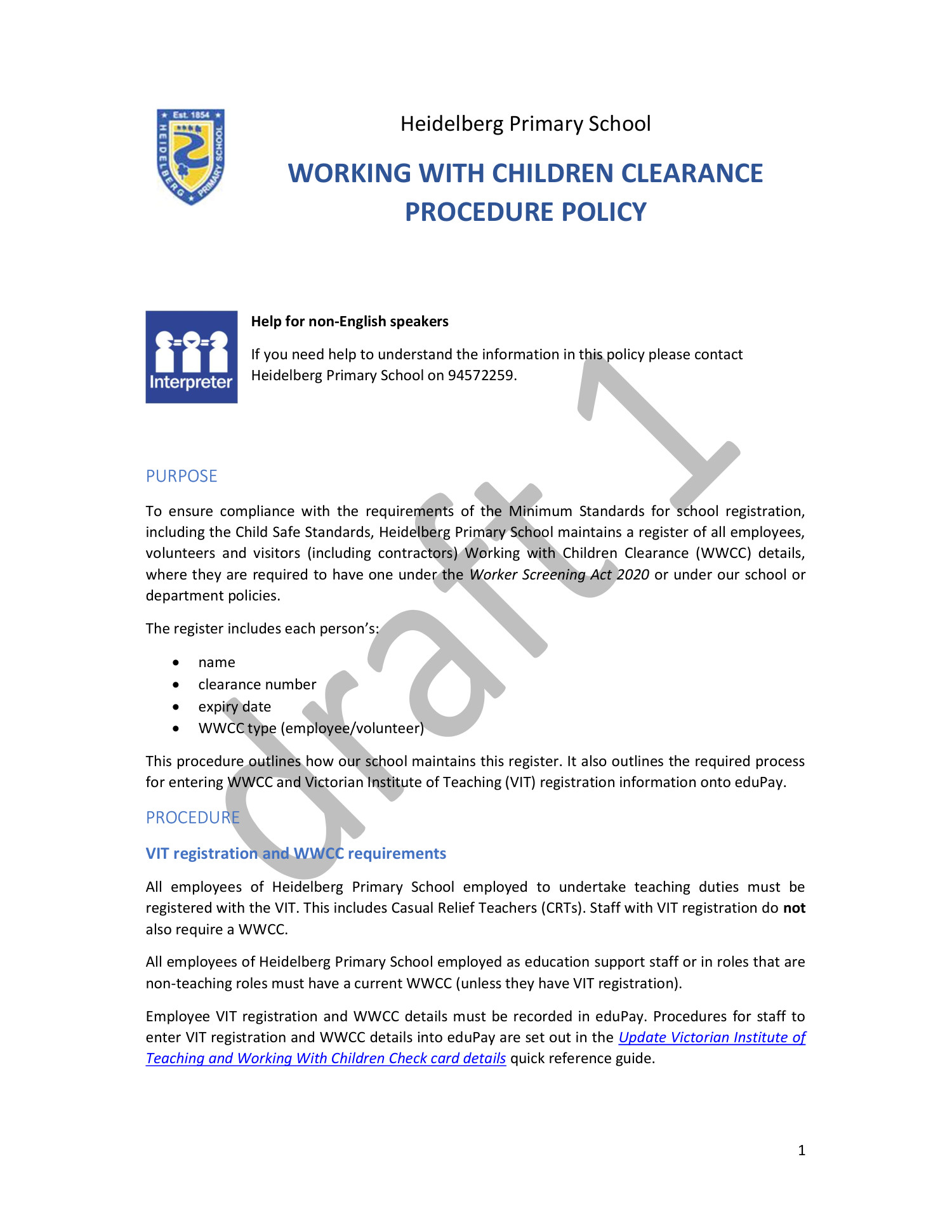 WWCC Clearance Policy Draft.pdf | DocDroid