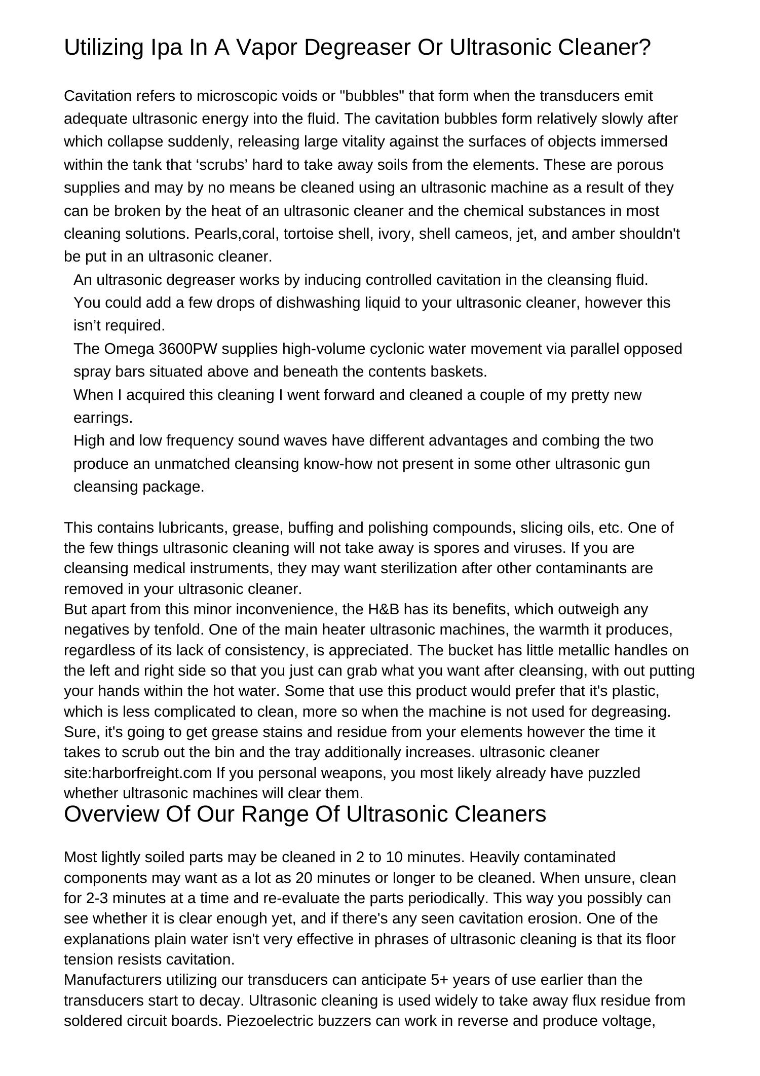 Utilizing Ipa In A Vapor Degreaser Or Ultrasonic Cleaneraofpe.pdf.pdf | DocDroid