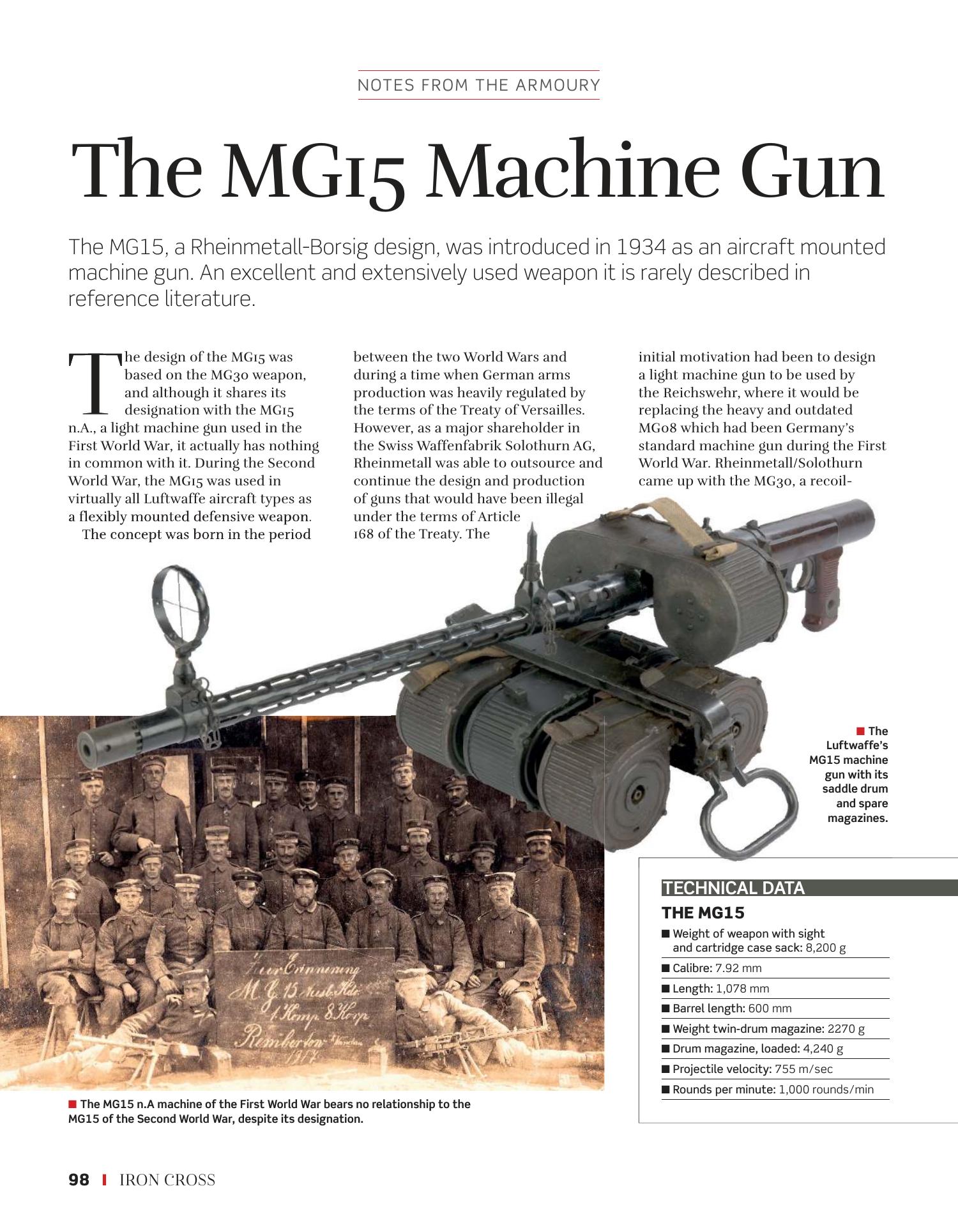 MG15 Machine Gun IronCrossIssue1.pdf | DocDroid