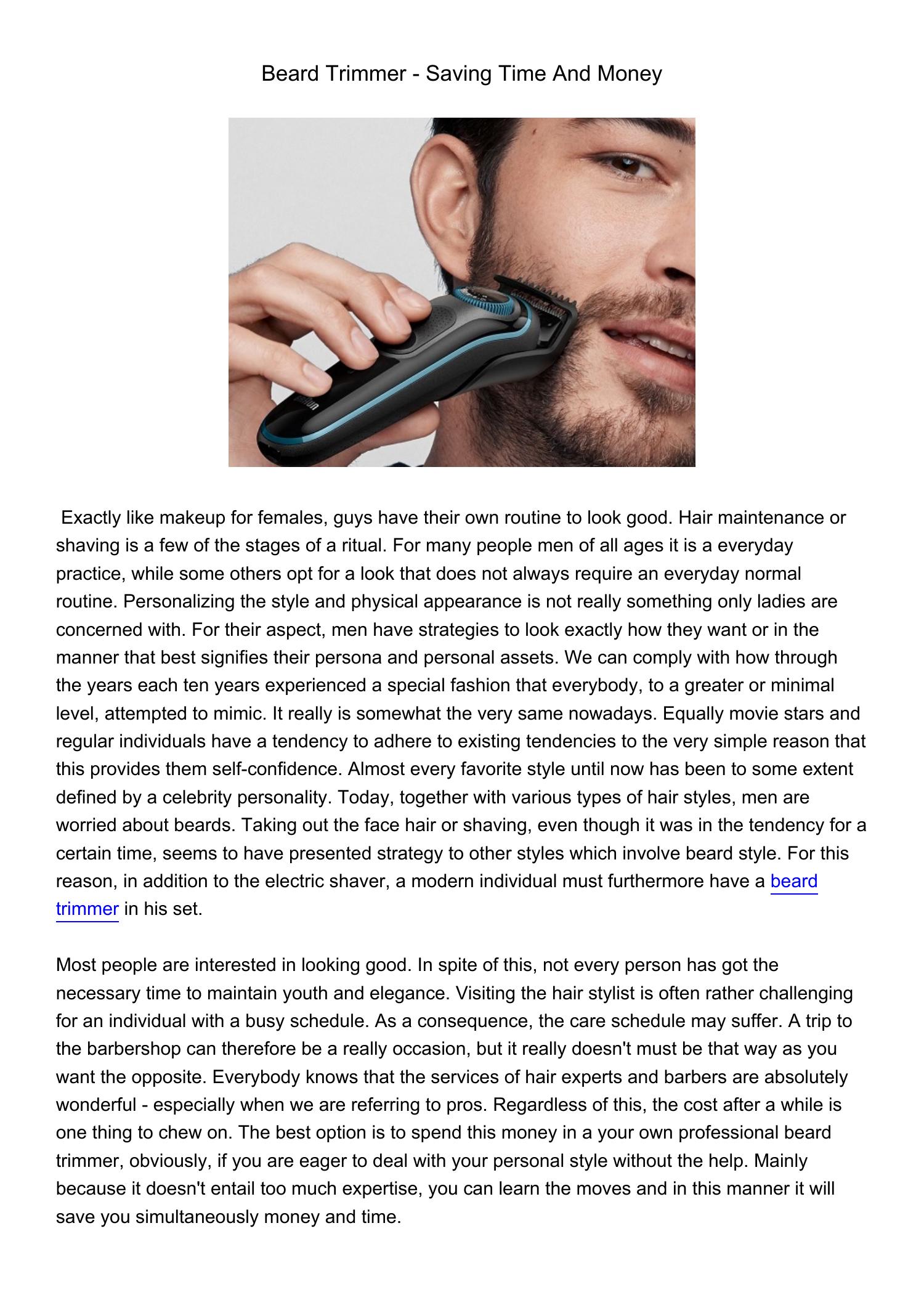 BeardTrimmer-SavingTimeAndMoney106.pdf | DocDroid