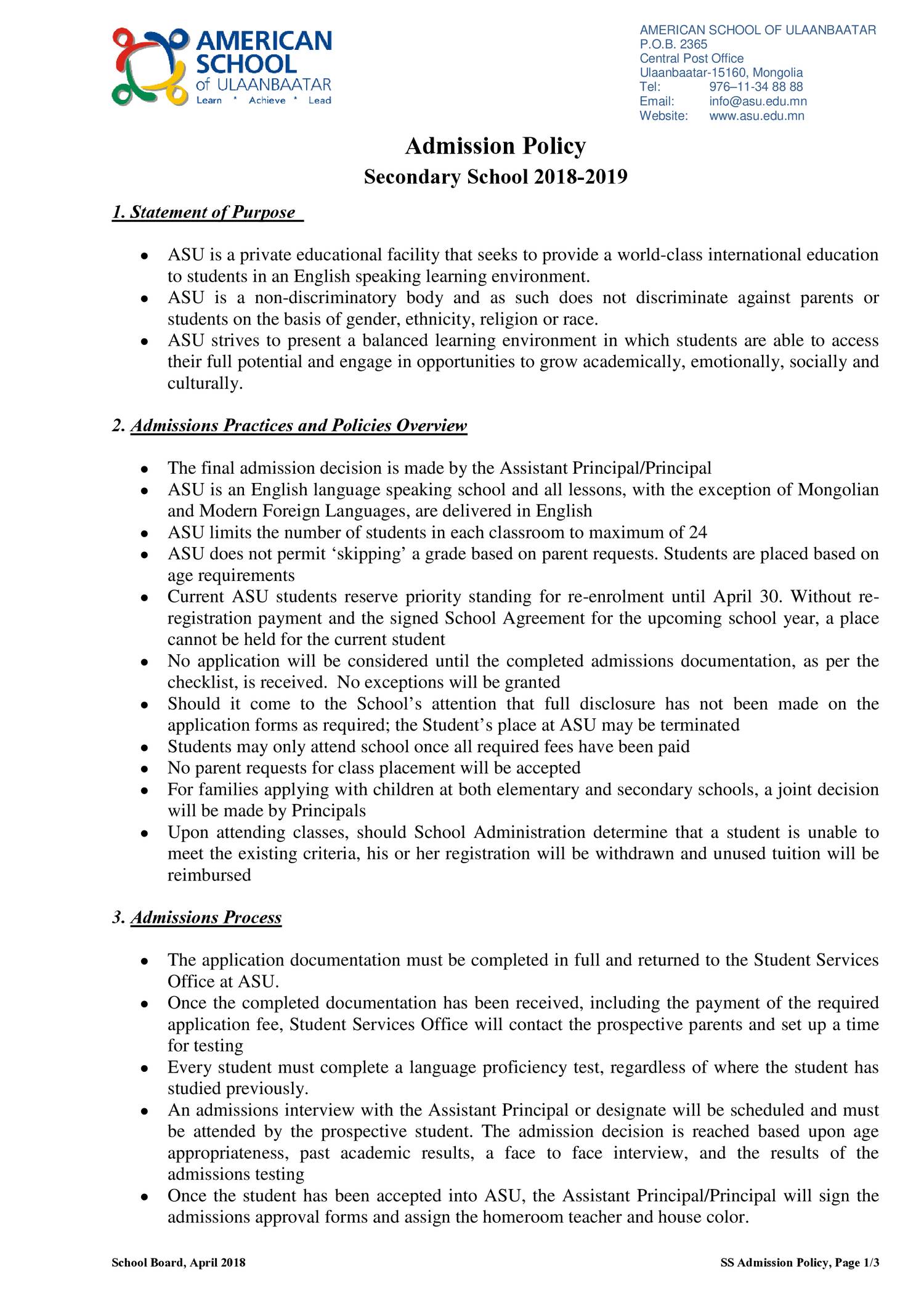 SS Admission Policy Eng 2018-2019.pdf | DocDroid