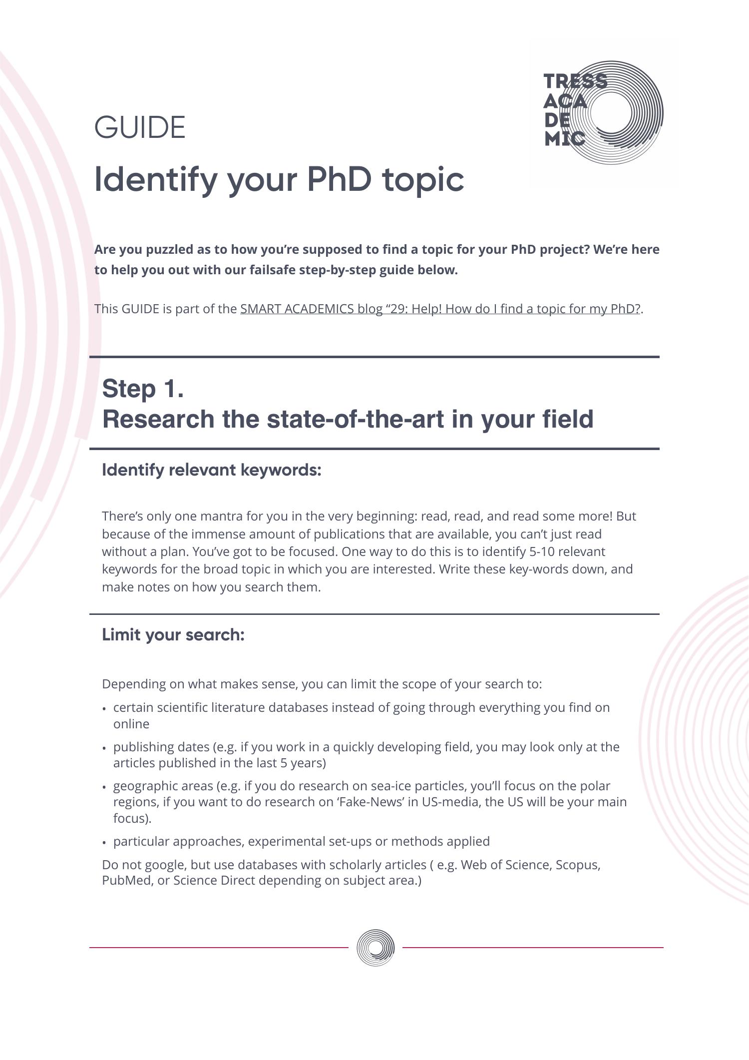 Identify your PhD topic.pdf | DocDroid