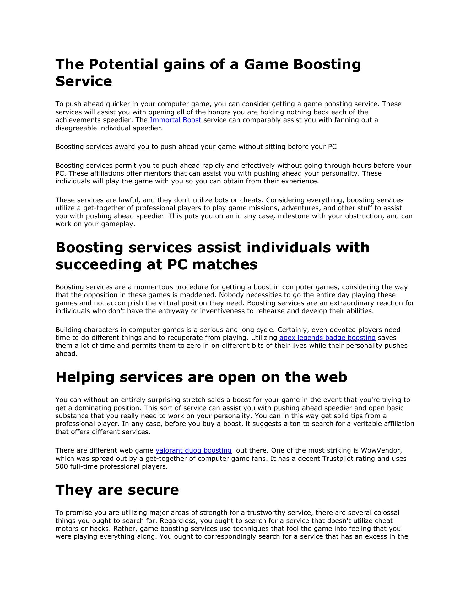 The Potential gains of a Game Boosting Service.pdf | DocDroid